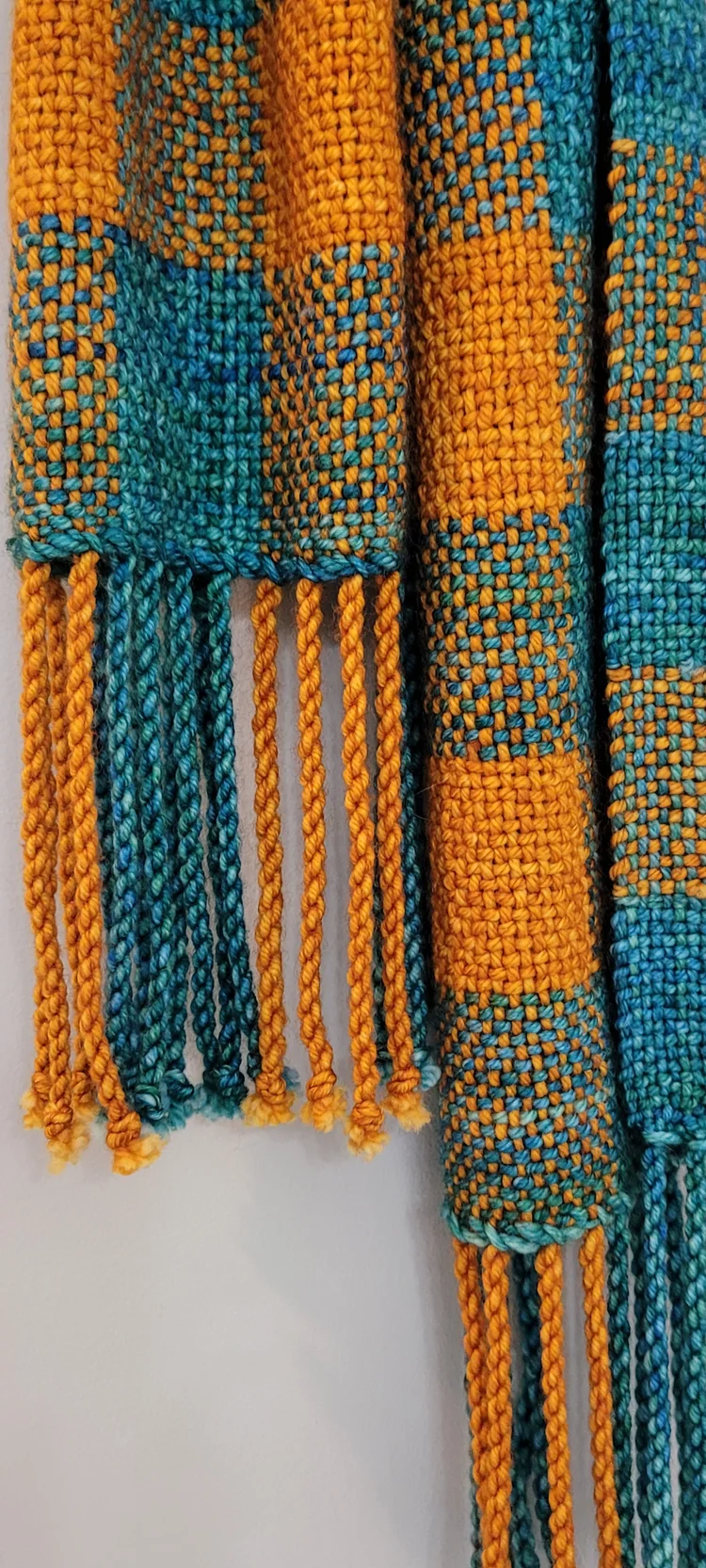 Easy Waffle Weave Scarf Pattern — The Rogue Weaver