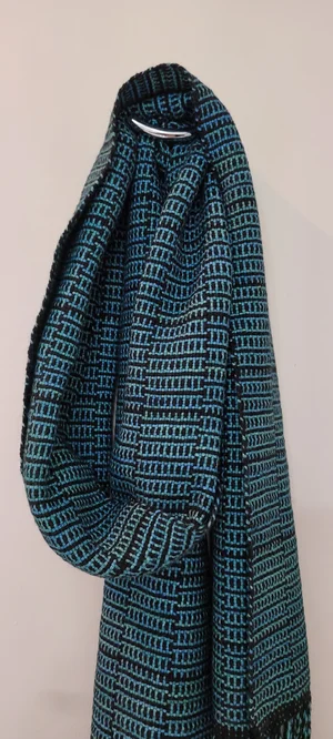 Saori-Style Scarf Rigid Heddle Weaving Pattern — The Rogue Weaver