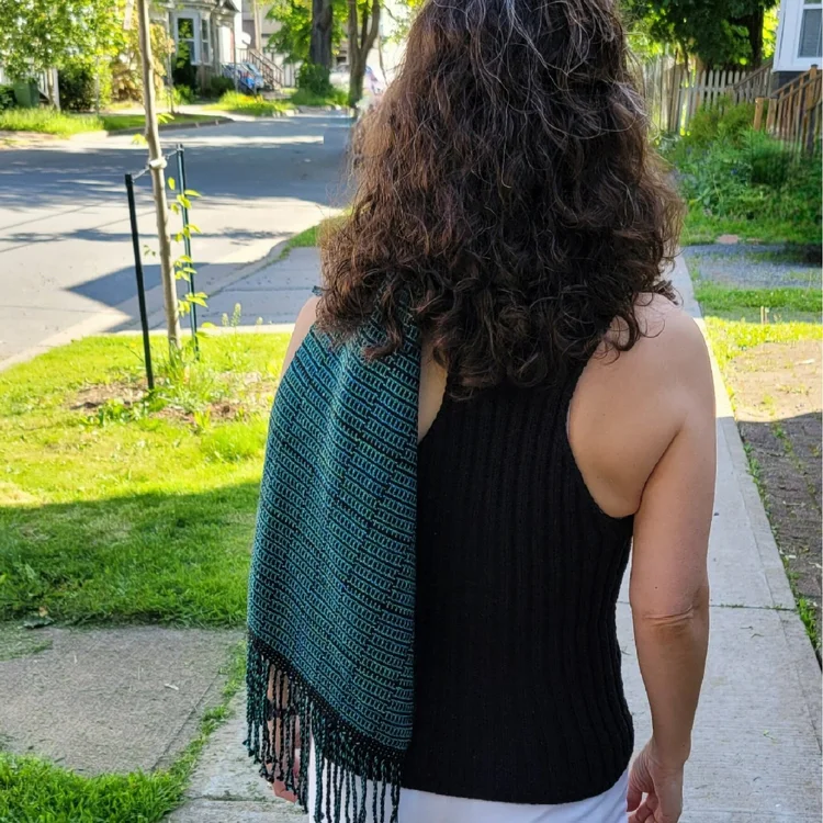 Saori-Style Scarf Rigid Heddle Weaving Pattern — The Rogue Weaver