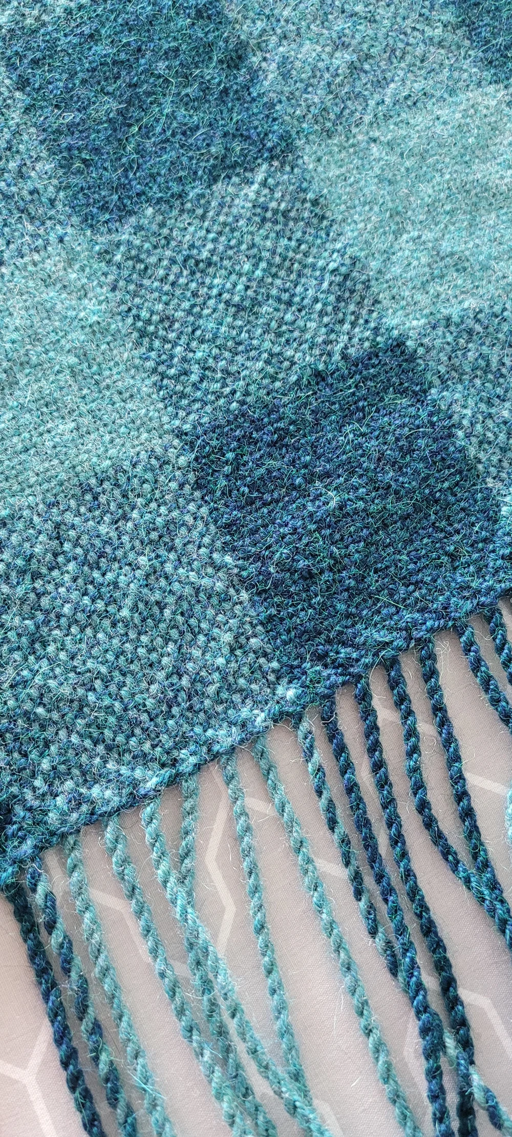 Saori-Style Scarf Rigid Heddle Weaving Pattern — The Rogue Weaver
