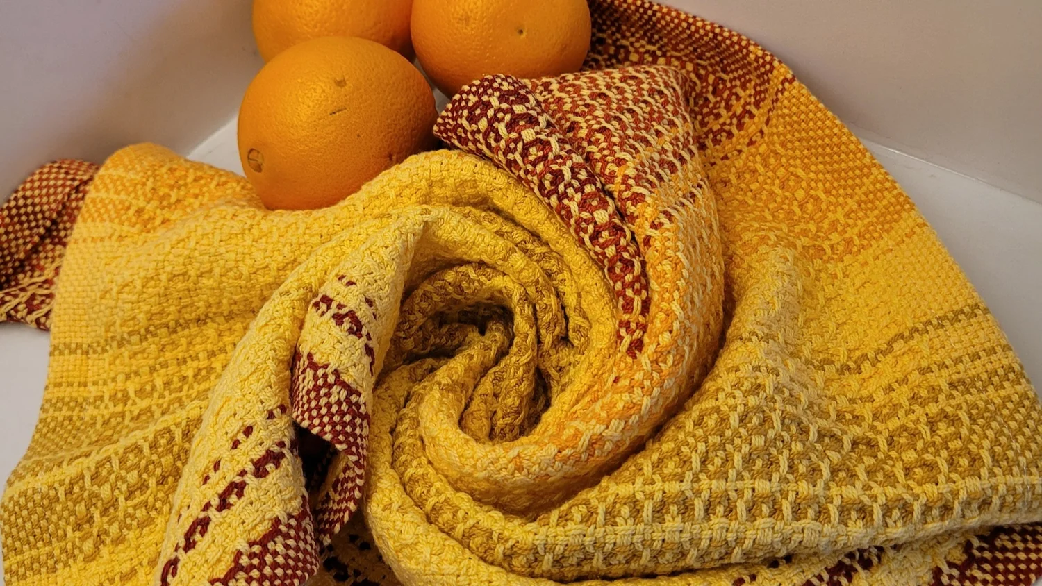 Stash Buster Tea Towel Rigid Heddle Weaving Pattern — The Rogue Weaver