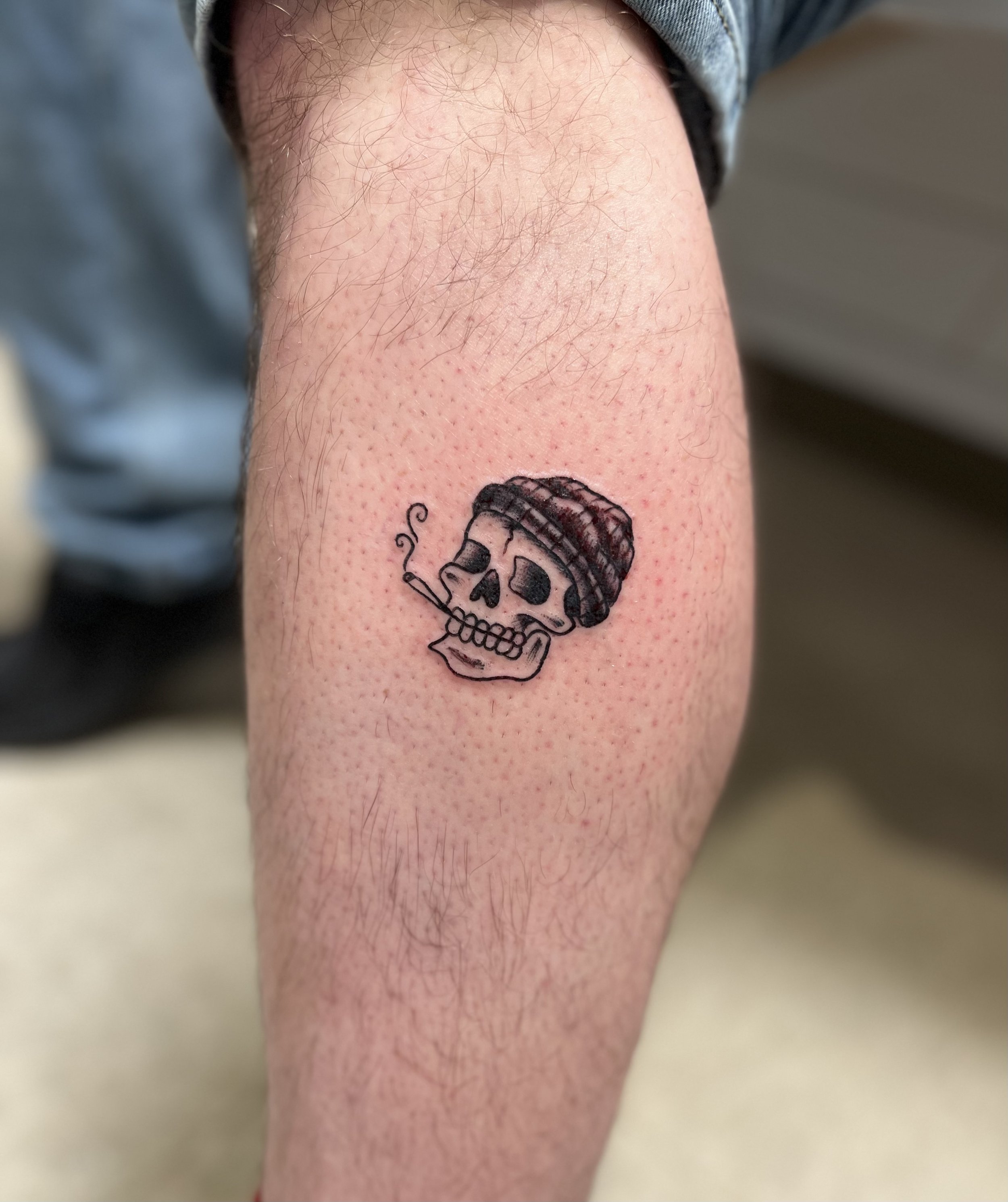 Green Beret Skull Tattoo