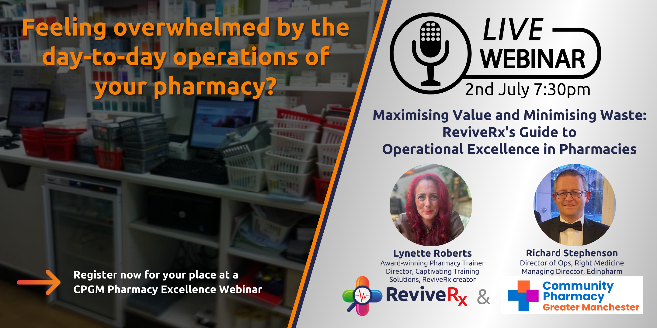 Pharmacy Excellence 4. Maximising Value and Minimising Waste: ReviveRx ...