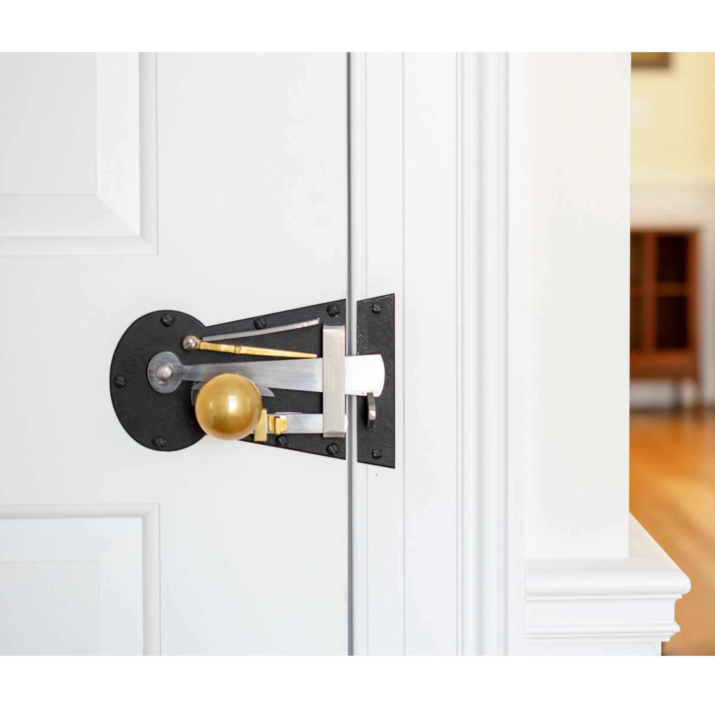 Wishbone Plate Latch with Round Knob — Michael M. Coldren Company ...