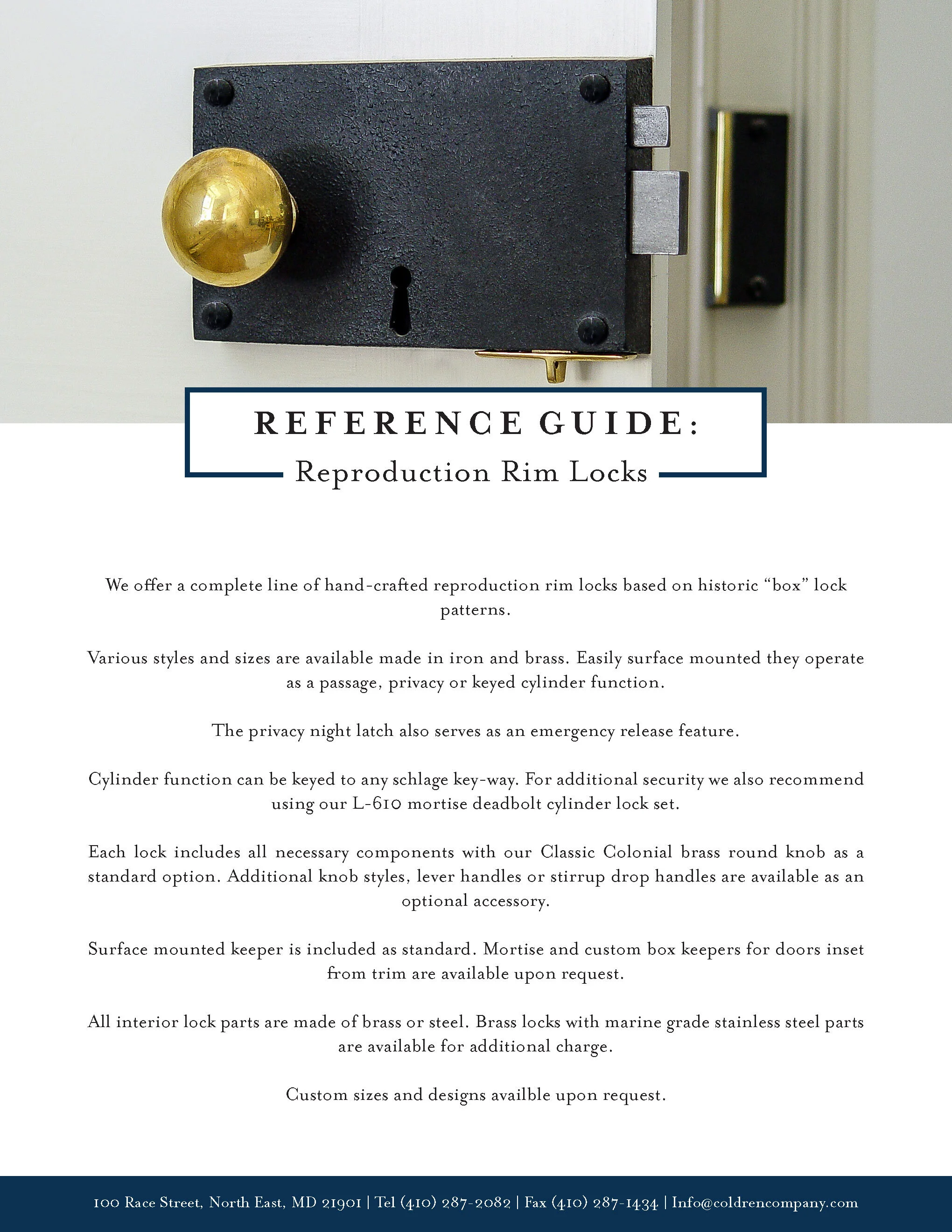 Reference Guides — Michael M. Coldren Company | Historically Accurate ...