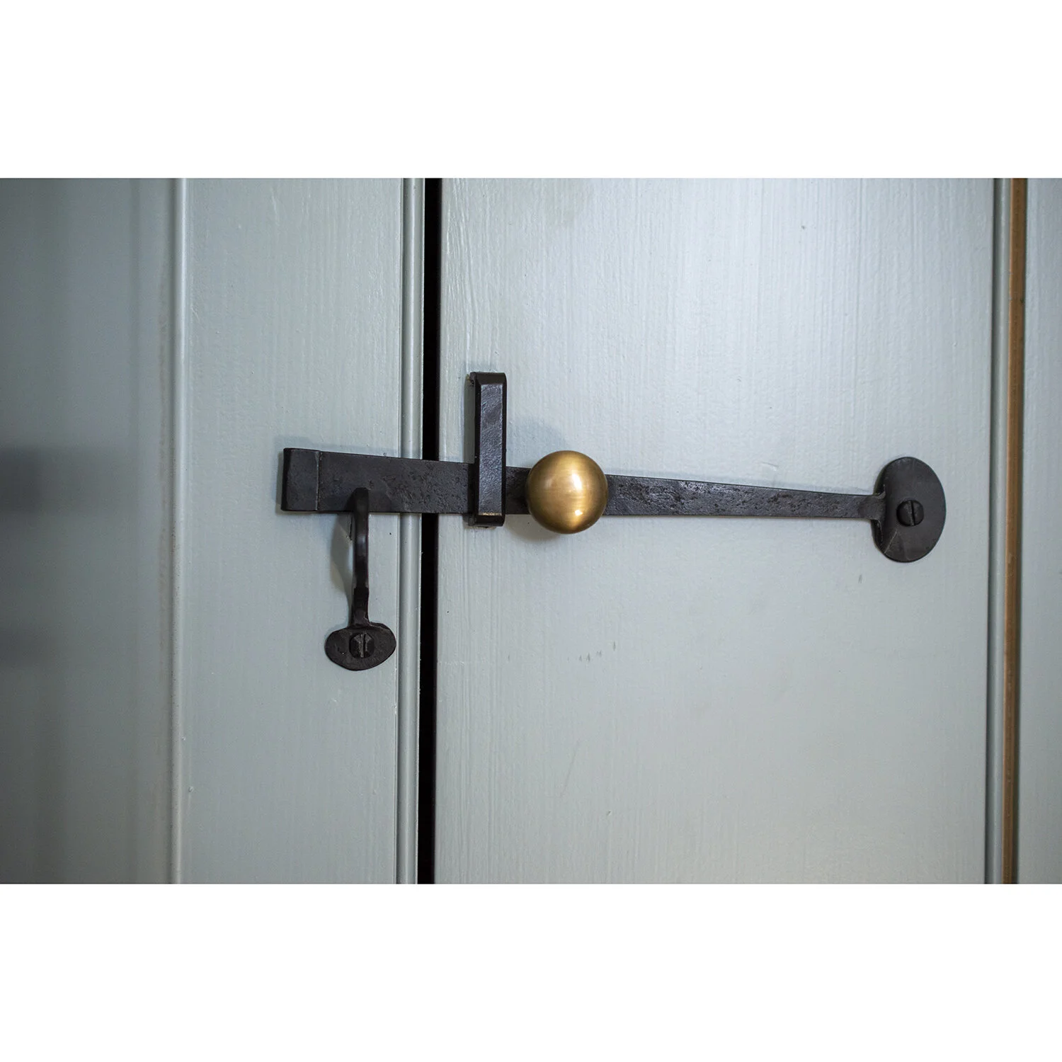 6" Bean Bar Latch with Brass Knob — Michael M. Coldren Company ...
