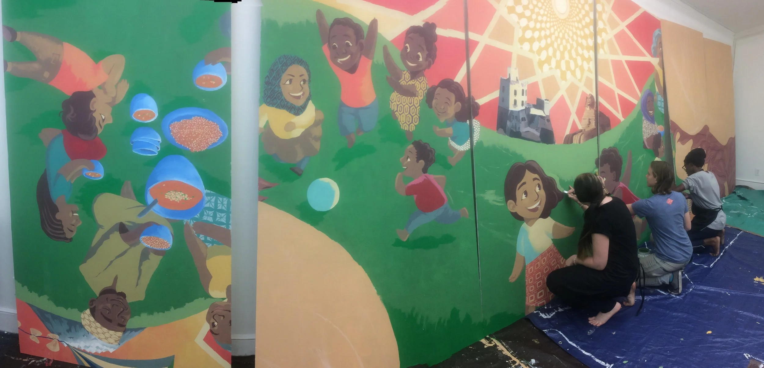 Lion Mural — Willow Hardman