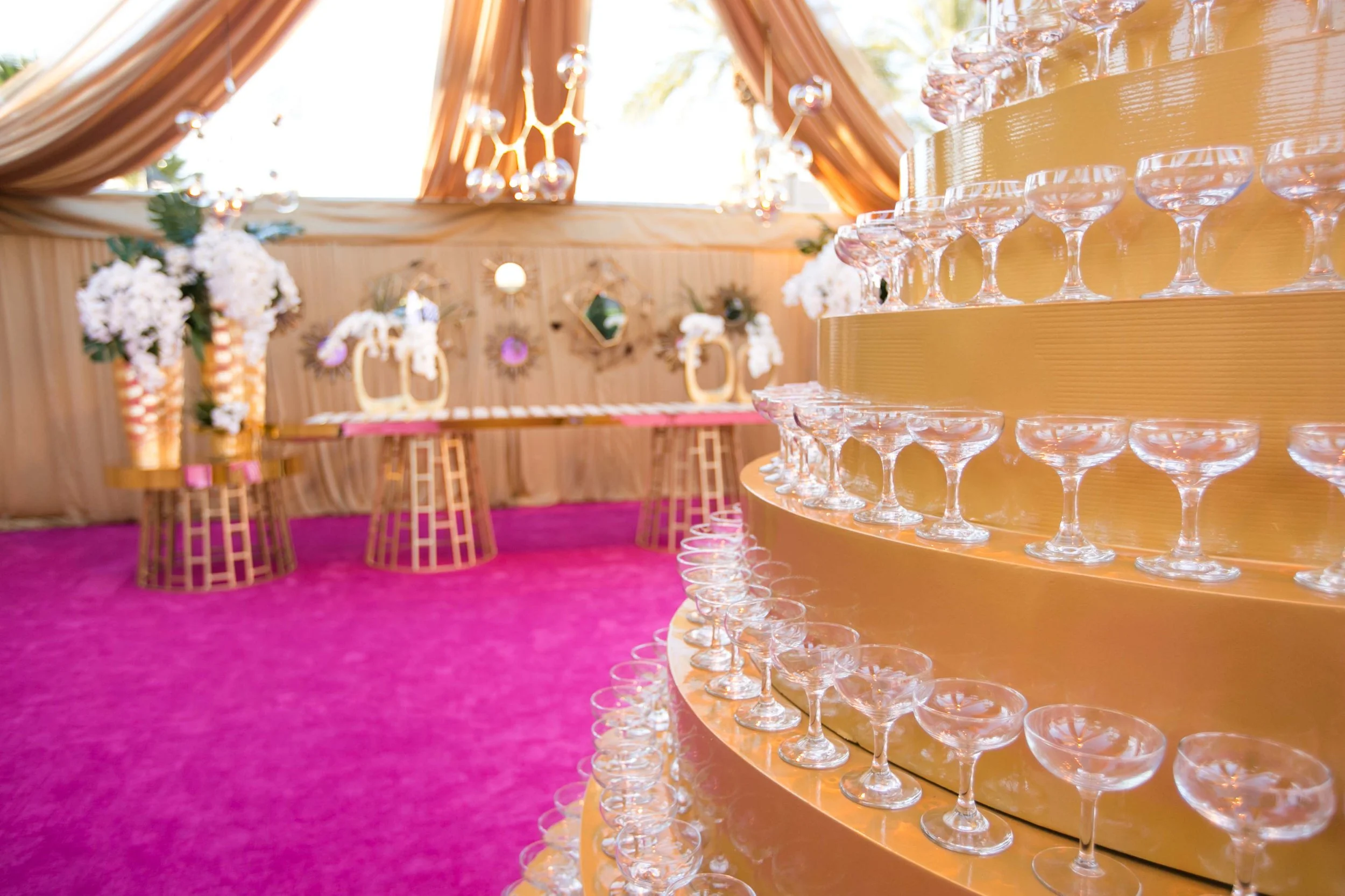 Cocktails in Rose — Iconic Event Studios