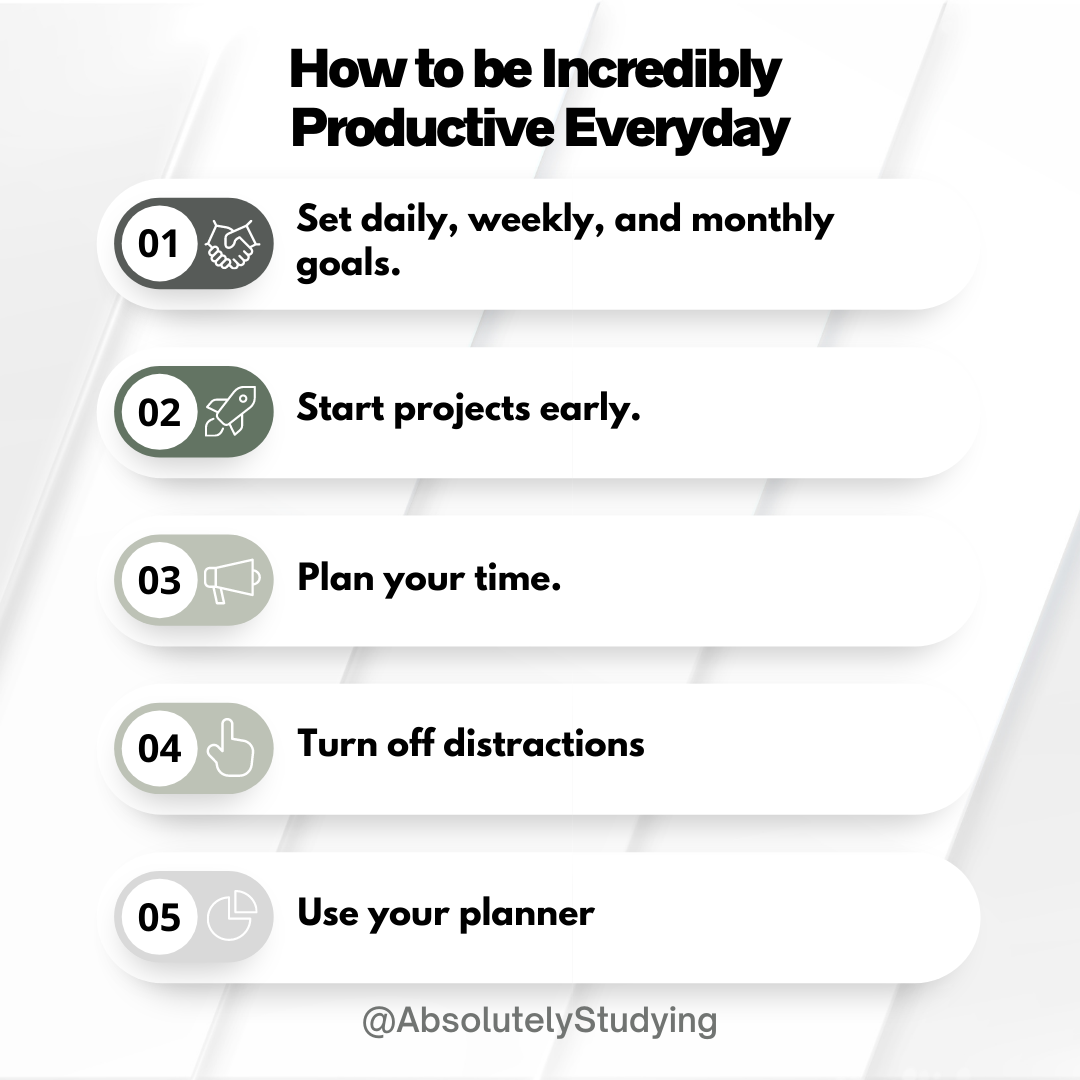 The 10-Point How to be Incredibly Productive Everyday Checklist ...