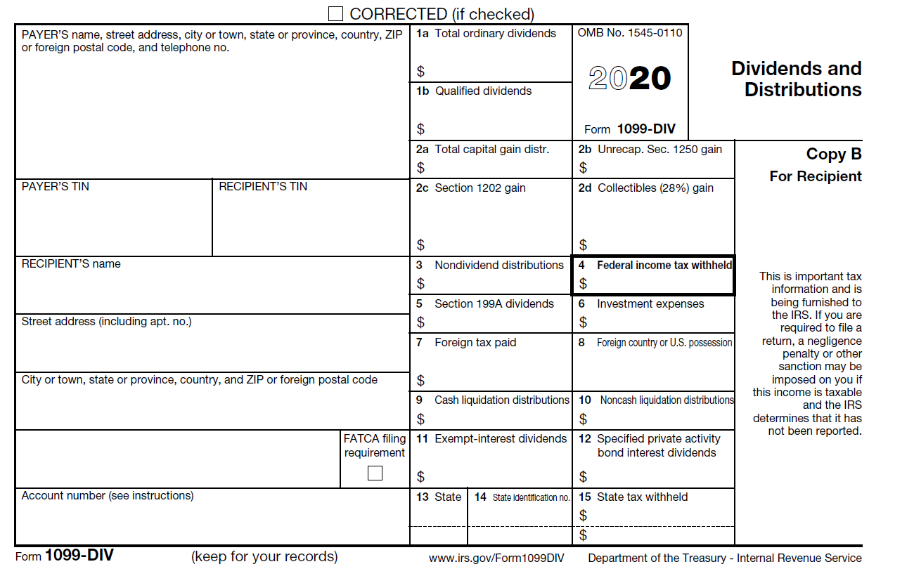 Form 1040 Line 3: Dividends (A Practical Guide Article 6) — The Law ...