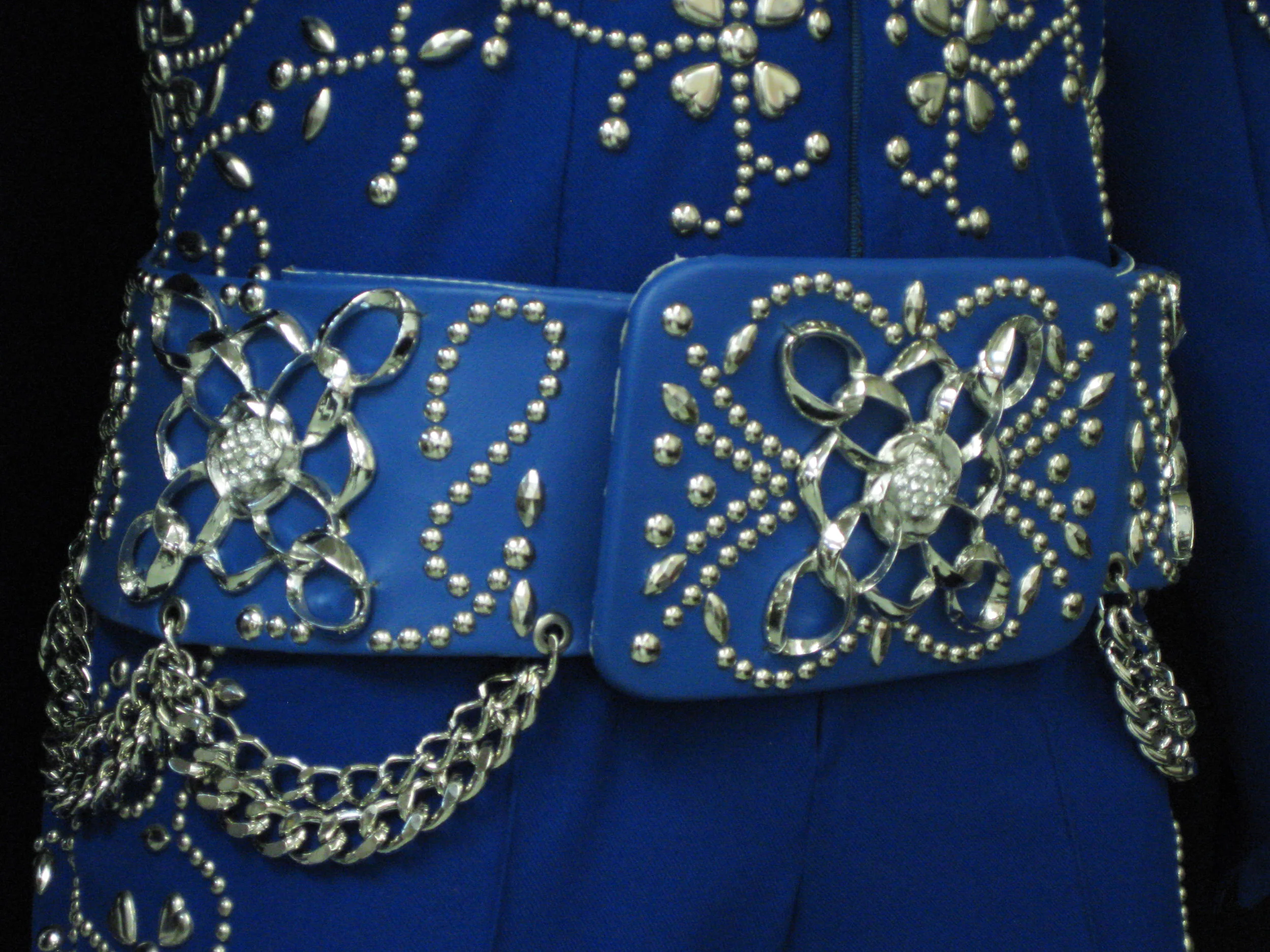 Blue Swirl Belt — B&K Enterprises Costume Company