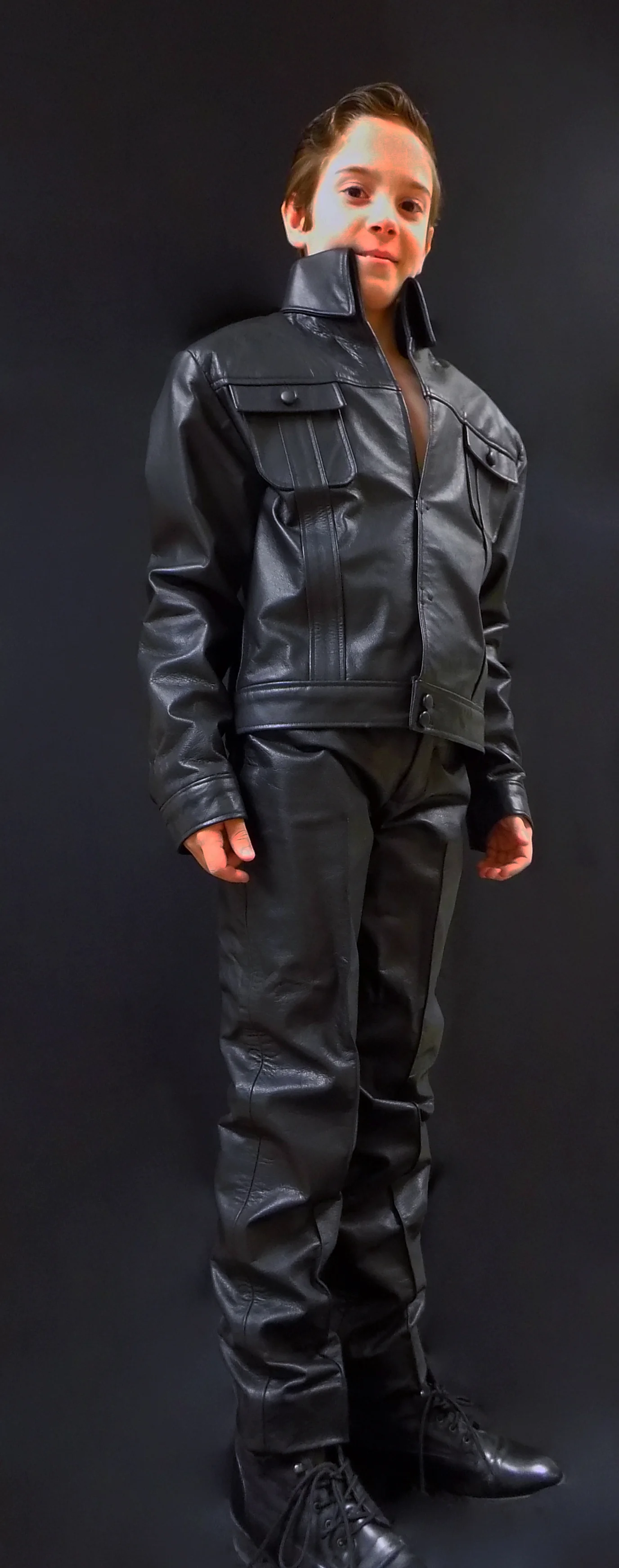 Children's '68 Comeback Leather Suit — B&K Enterprises Costume Company