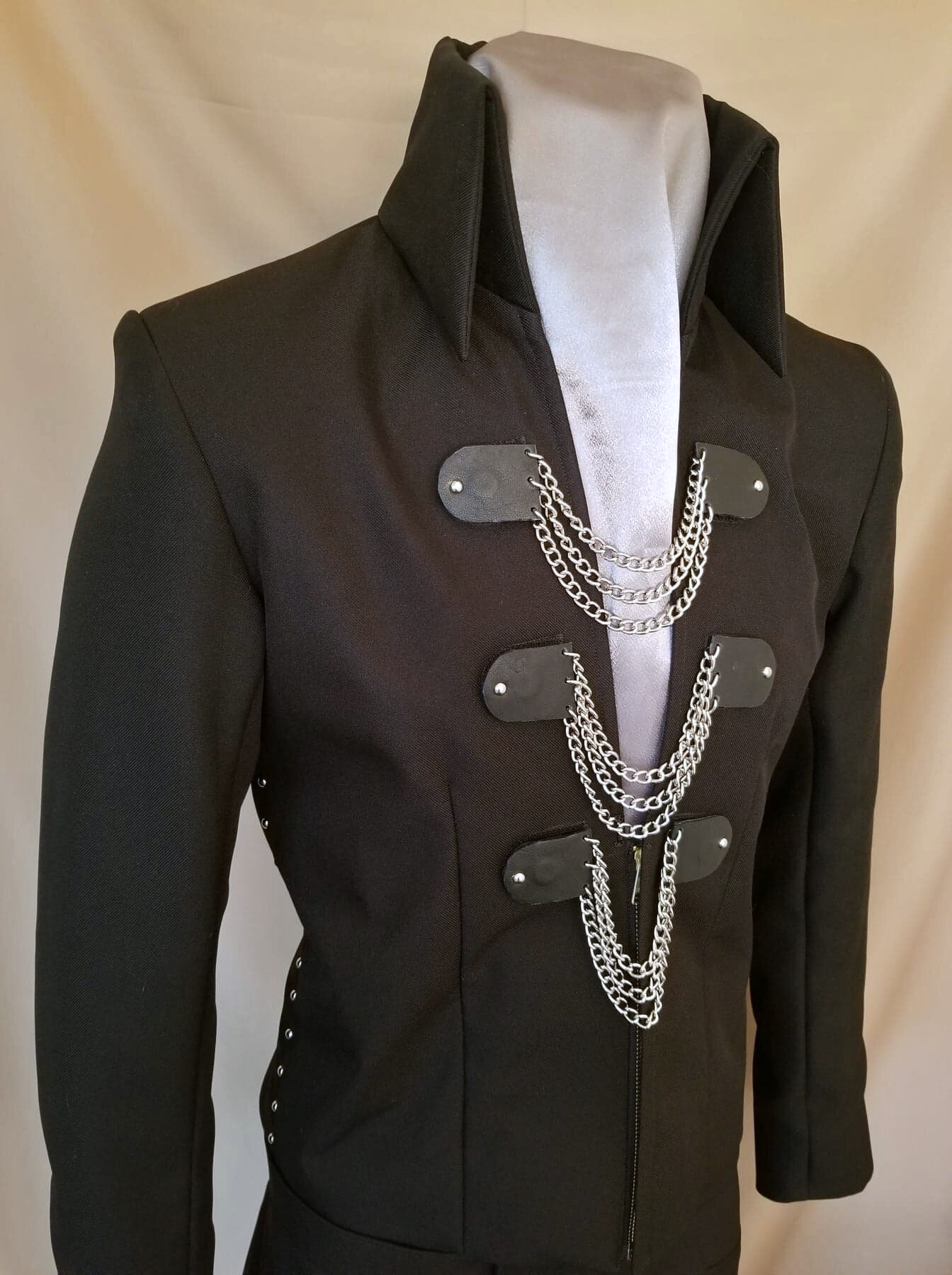 Chain Jacket (Black) — B&K Enterprises Costume Company