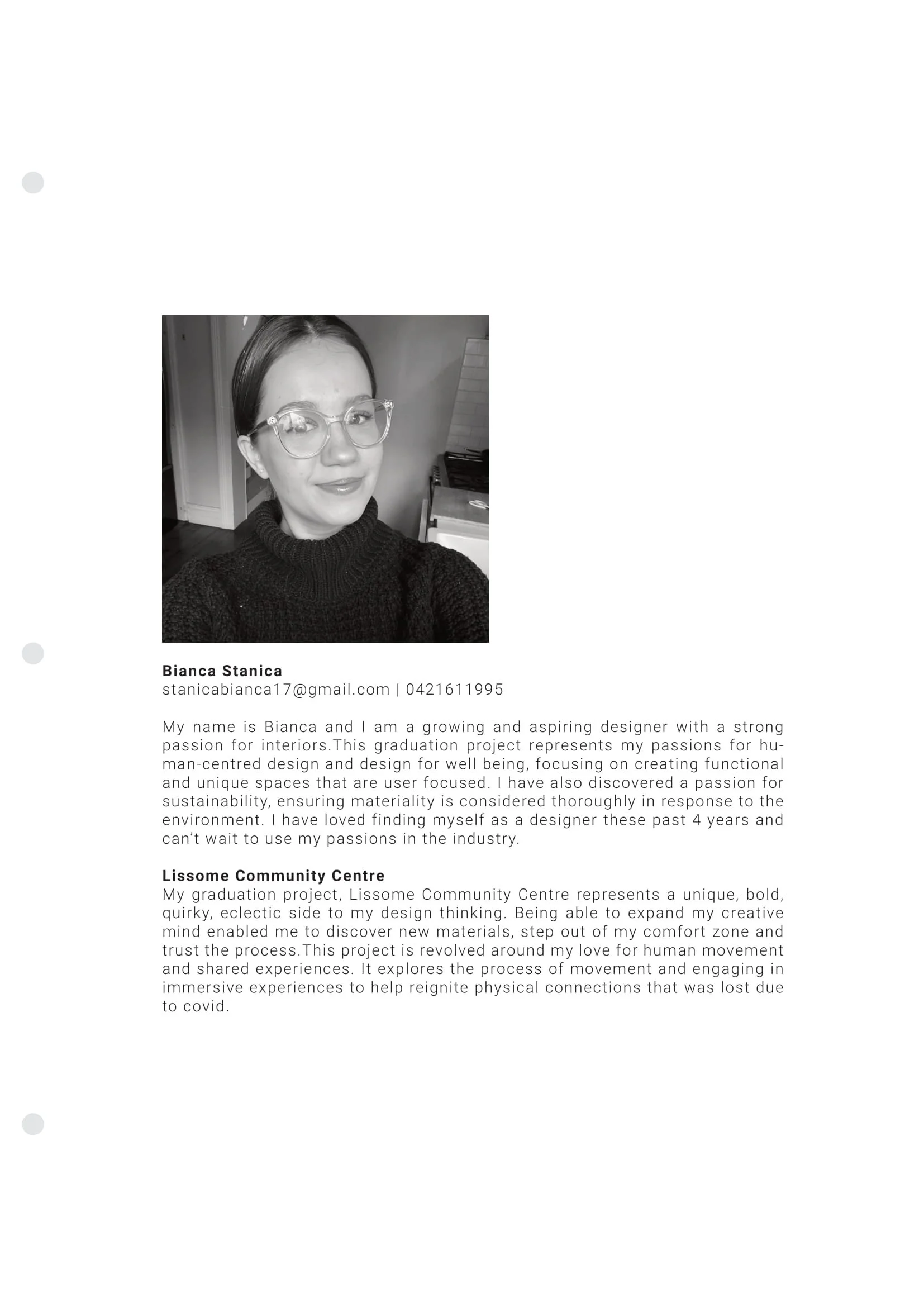 Bianca Stanica — IA