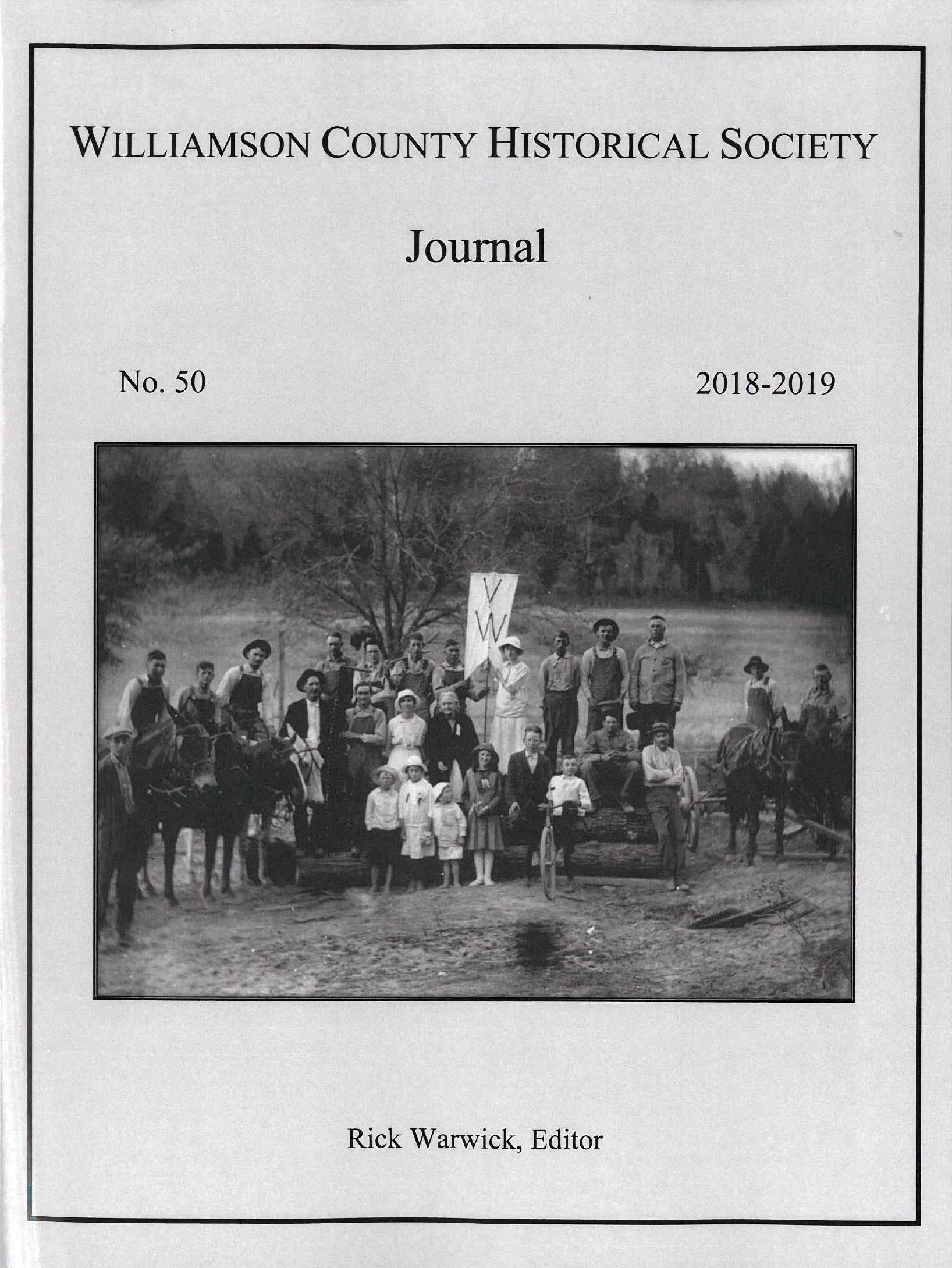 Journals — Williamson County Historical Society