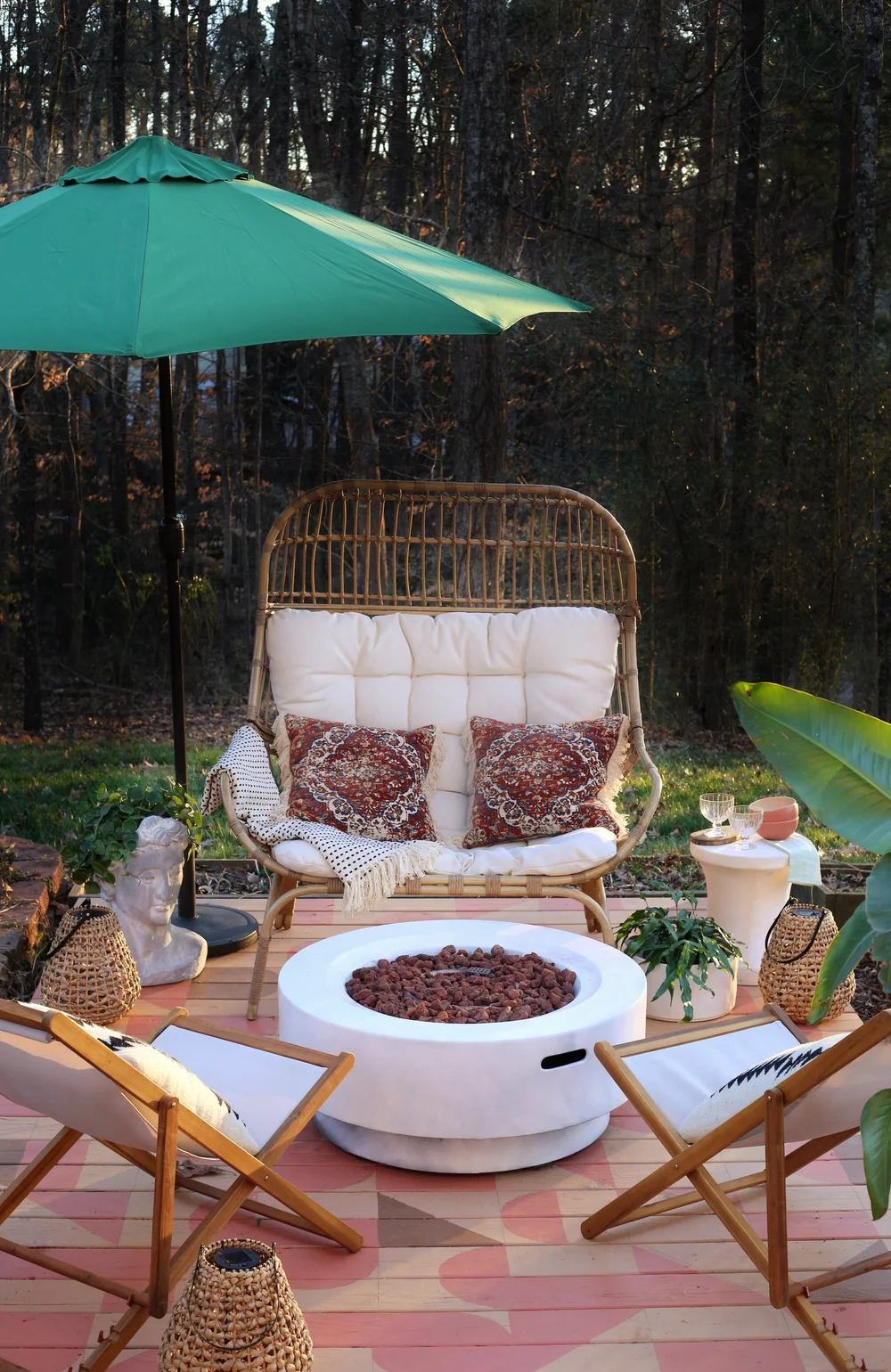 Modern Patio Makeover — house on a sugar hill