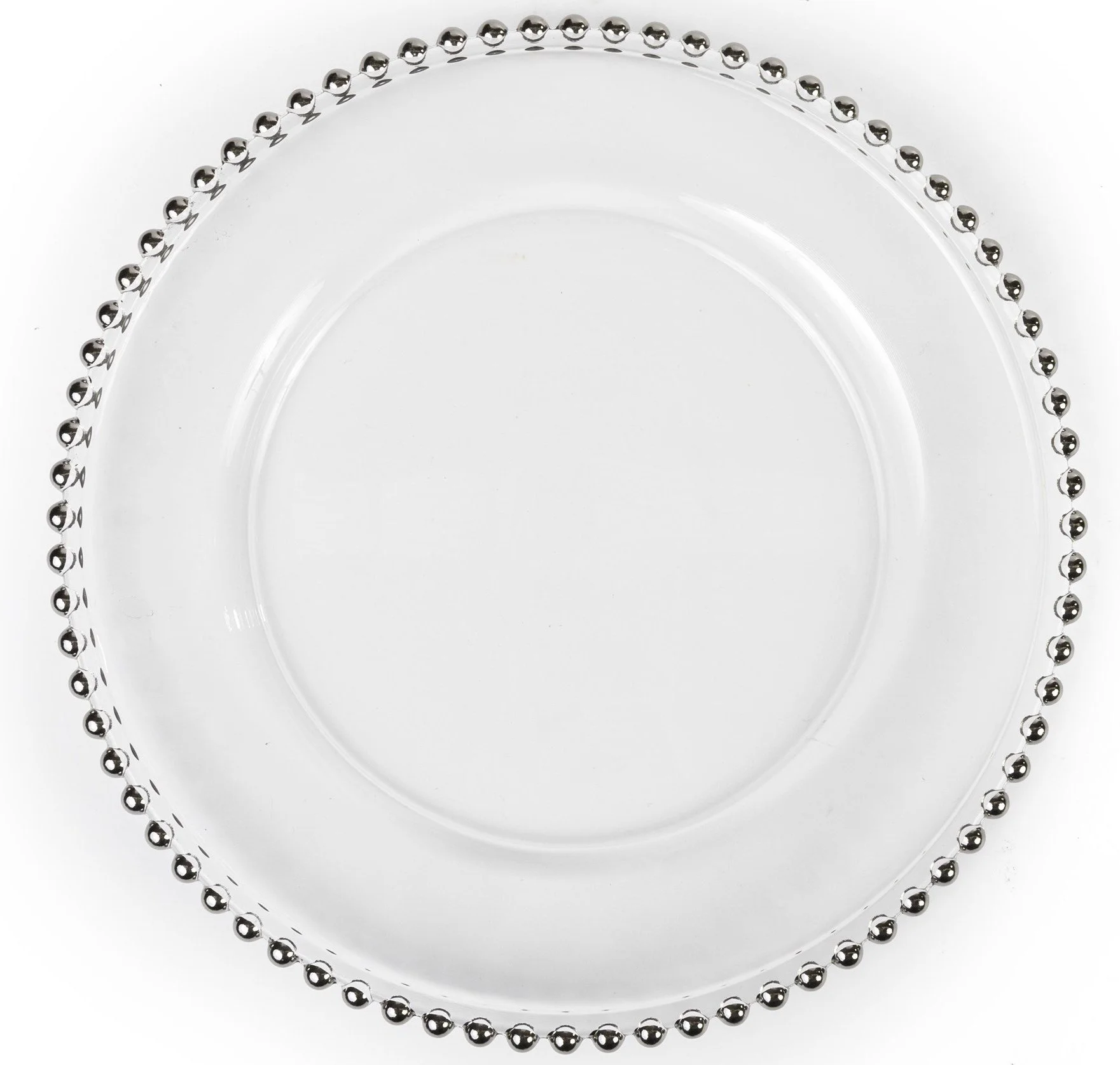 LLH | Silver Beaded Charger Plate | Décor Hire Devon UK — Luxury ...