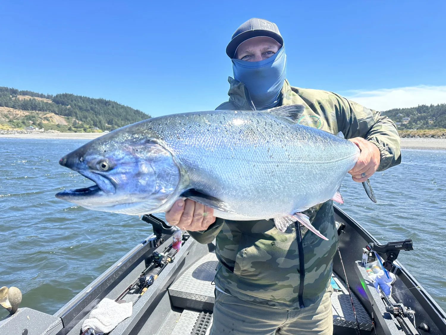 Gold beach Oregon king salmon fishing guide - Justin Thompson Fishing