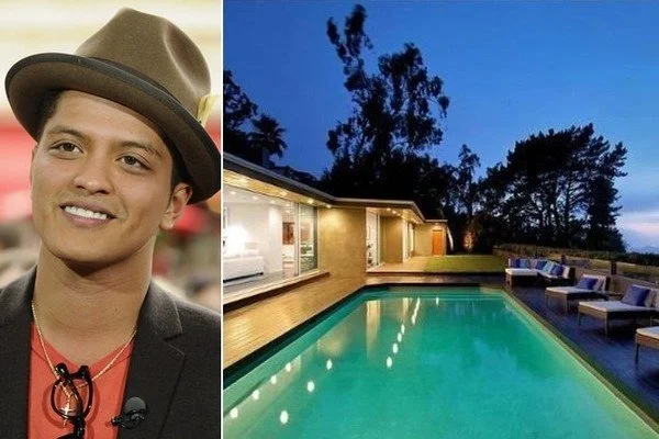 Bruno Mars's Hillside Los Angeles Home — Lonny