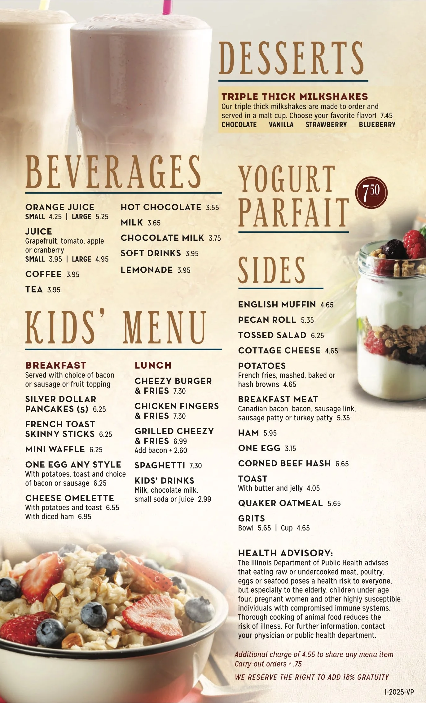 Menu — BerryField Cafe