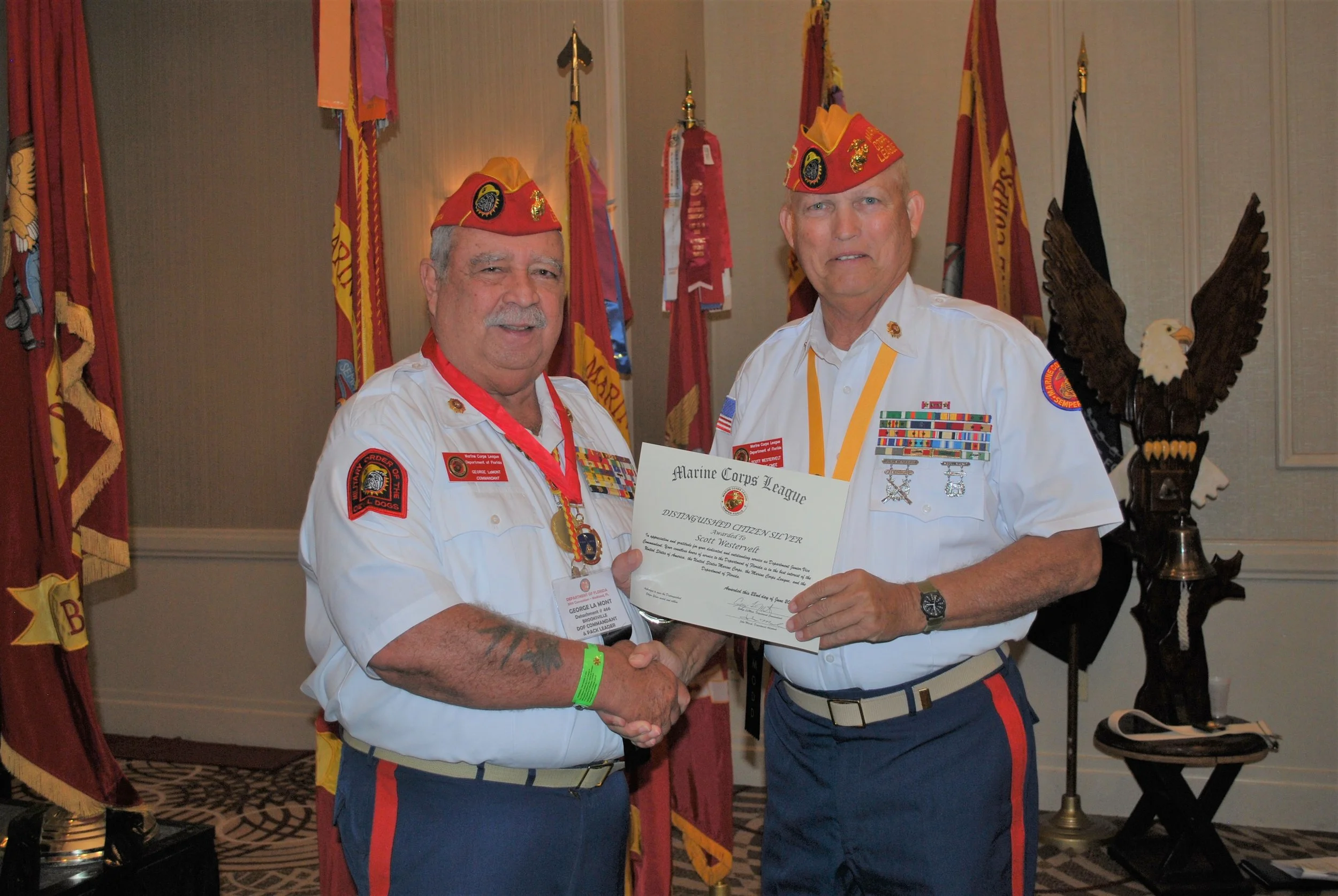 Business Meeting — Marine Corps League Dept. of Florida