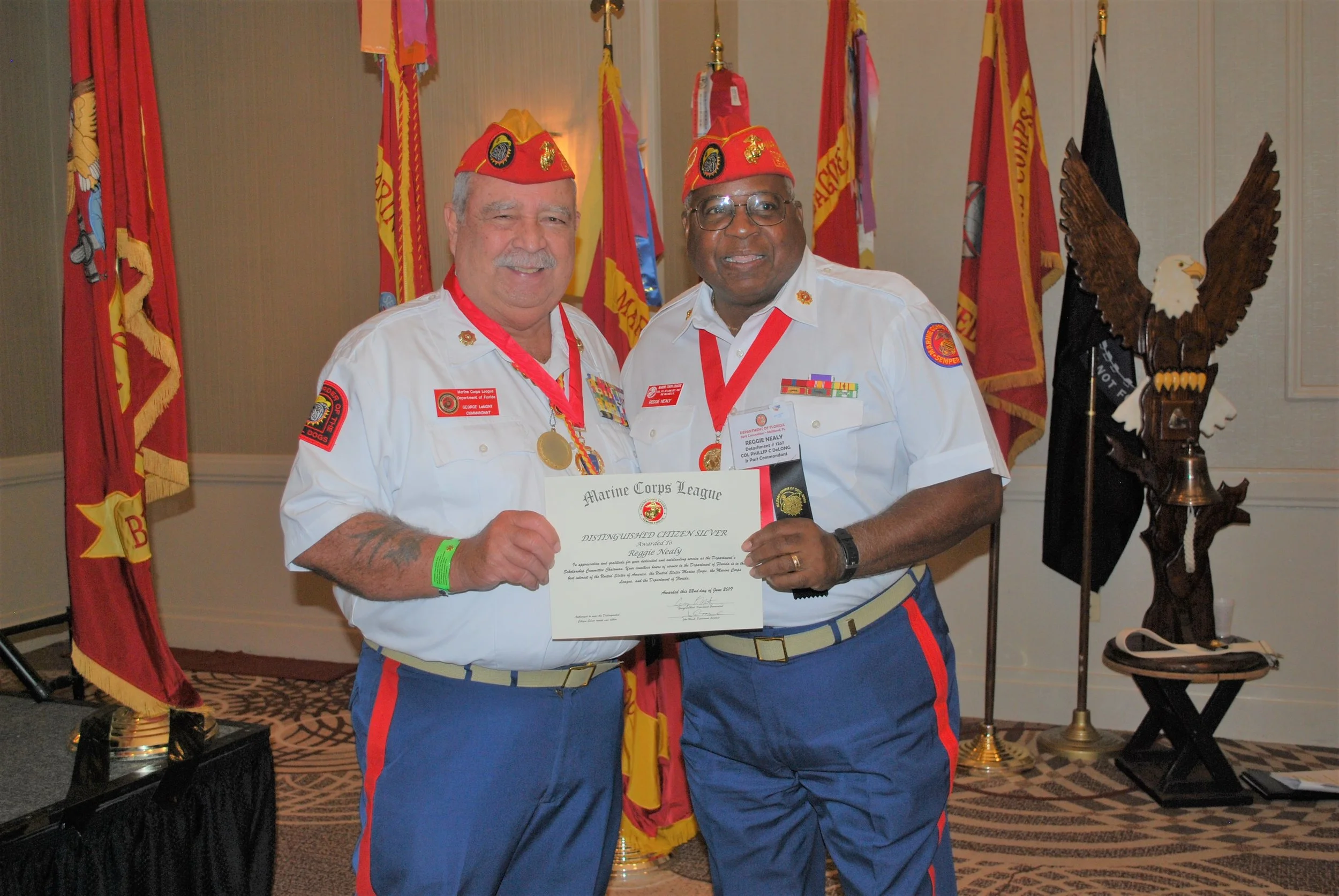 Business Meeting — Marine Corps League Dept. of Florida