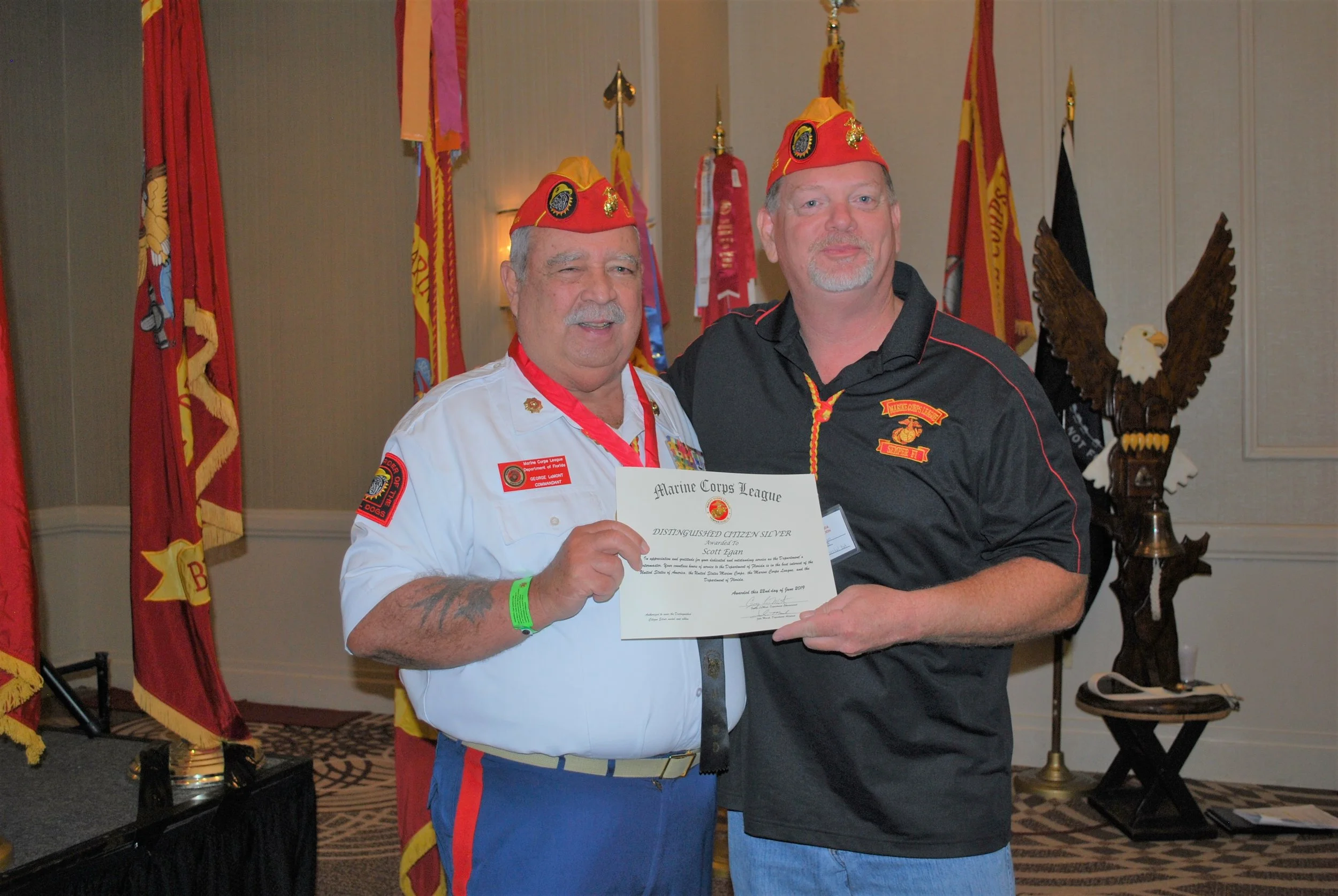 Business Meeting — Marine Corps League Dept. of Florida