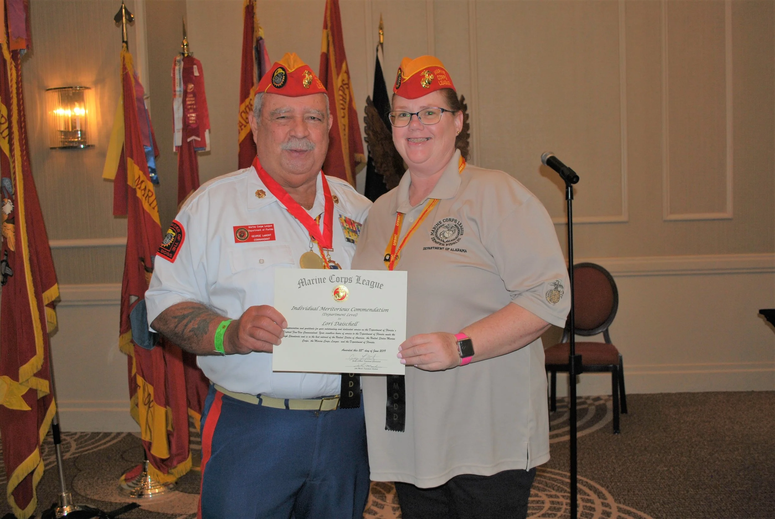 Business Meeting — Marine Corps League Dept. of Florida