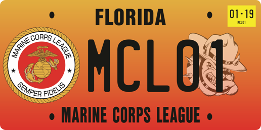 Specialty Plates — Marine Corps League Dept. of Florida