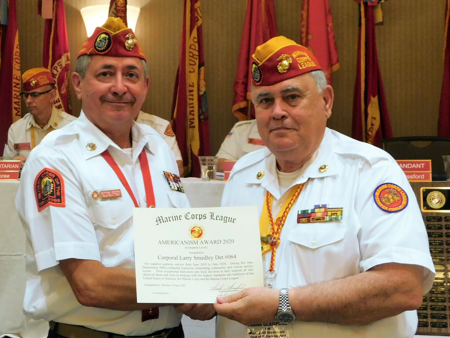 Awards — Marine Corps League Dept. of Florida