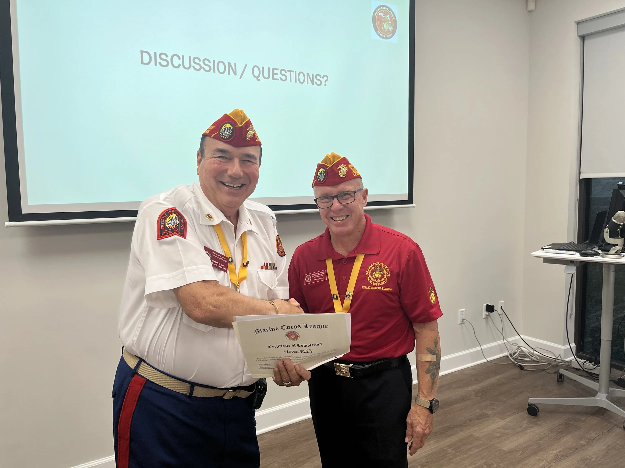 Around the Horn — Marine Corps League Dept. of Florida