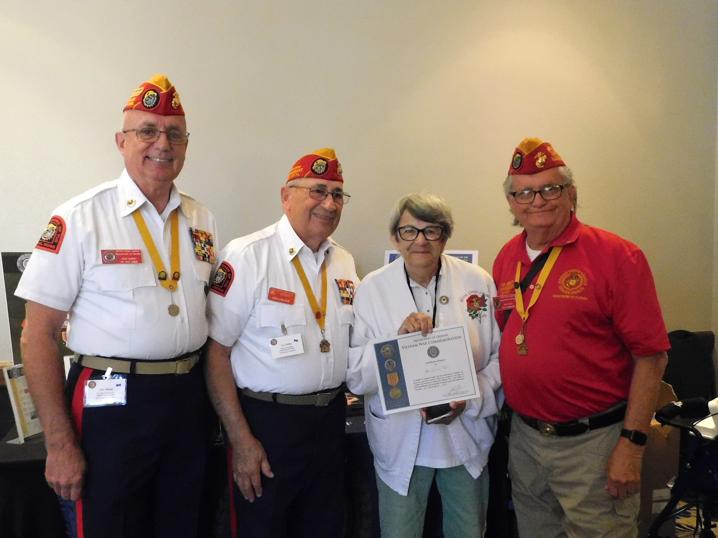 Joint Business Meetings — Marine Corps League Dept. of Florida