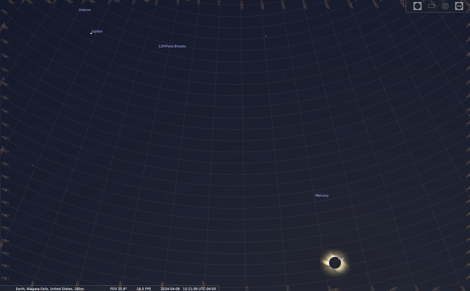 Viewing and Photographing the Devil Comet During the 2024 Eclipse — H.D. Hunt Photography