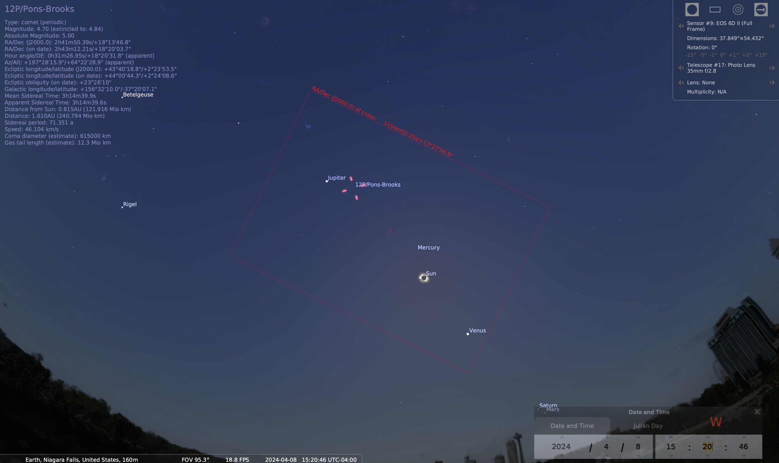 Viewing and Photographing the Devil Comet During the 2024 Eclipse — H.D ...