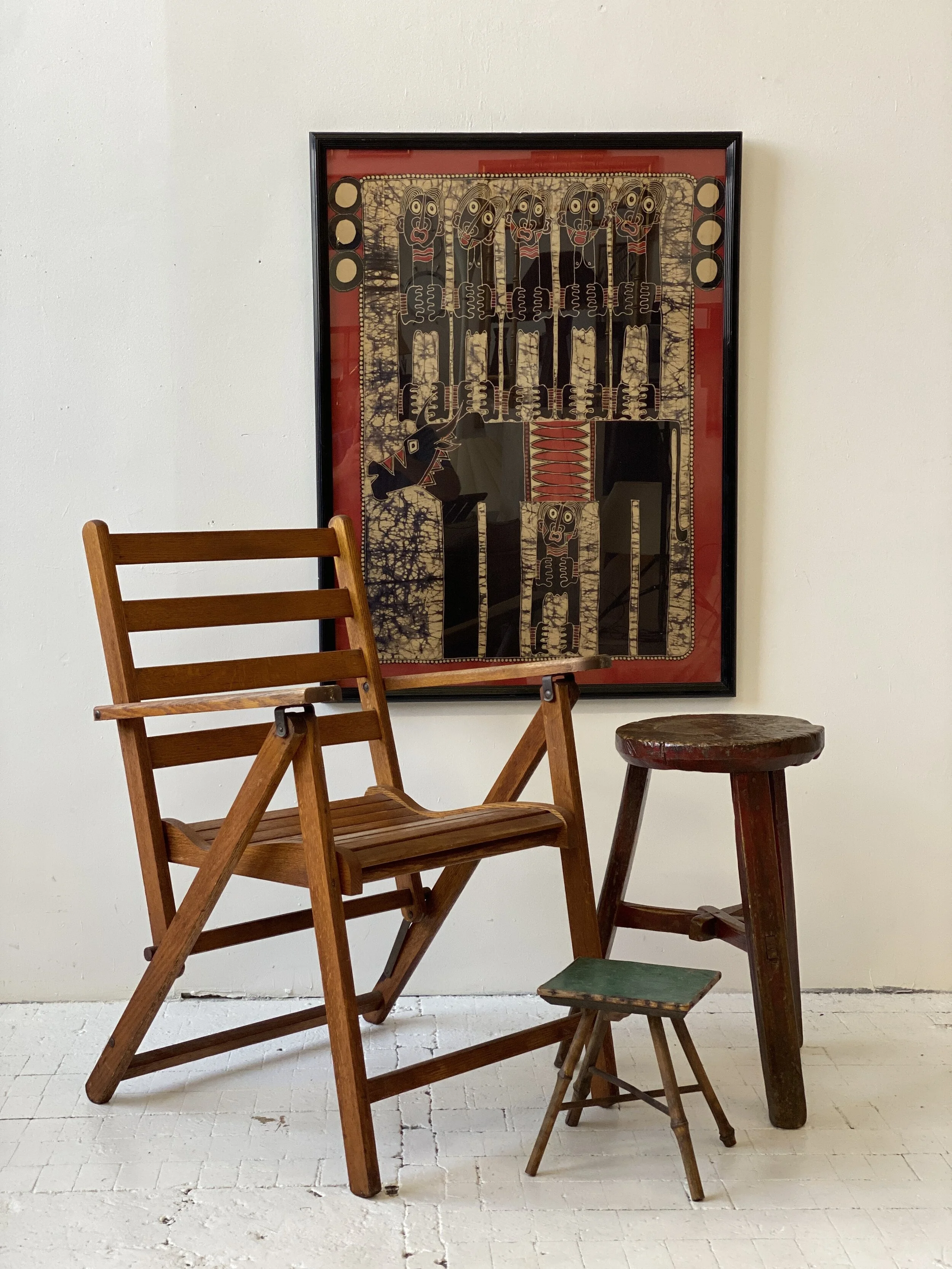 1970s Original Batik Art