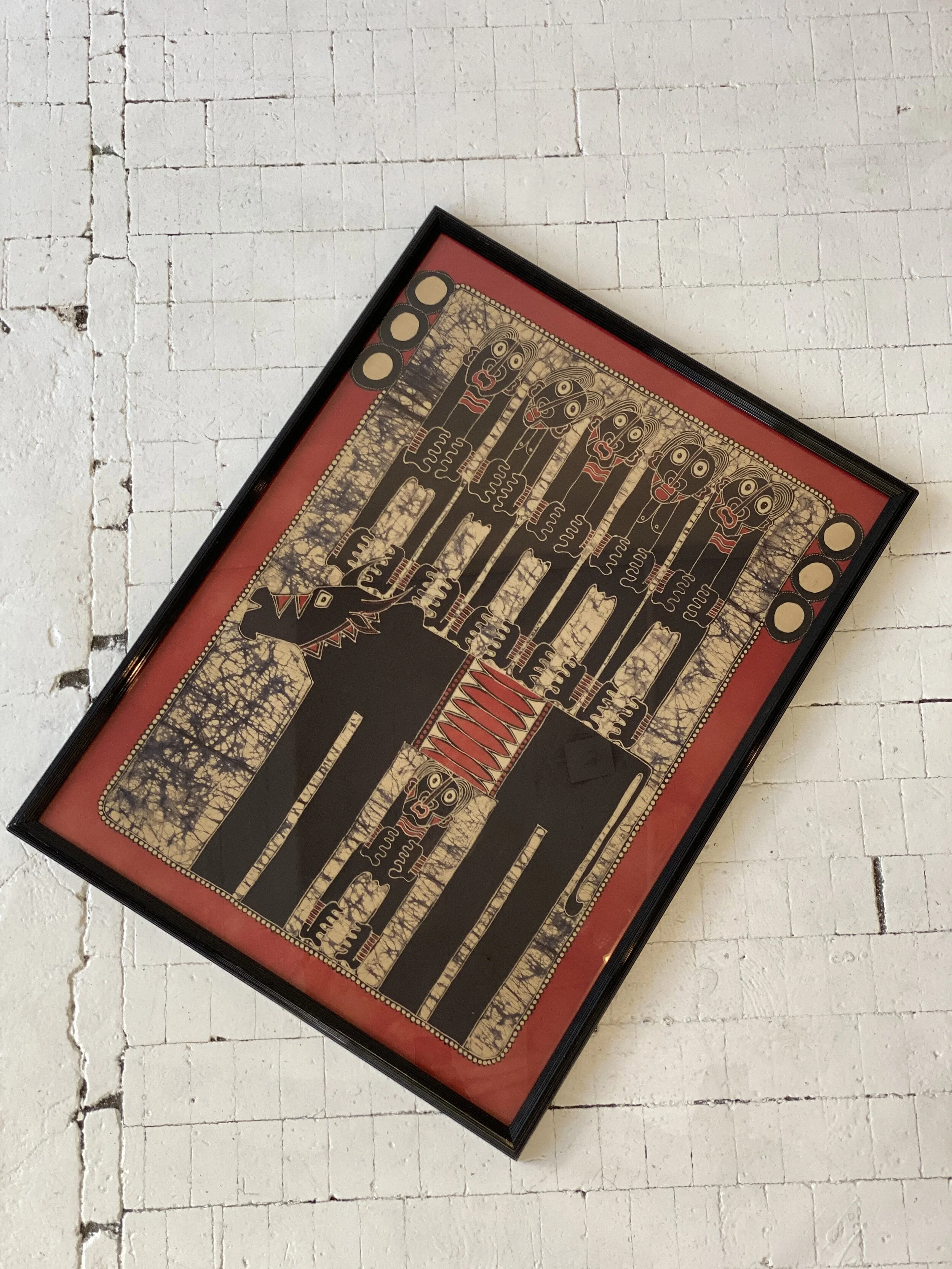 1970s Original Batik Art