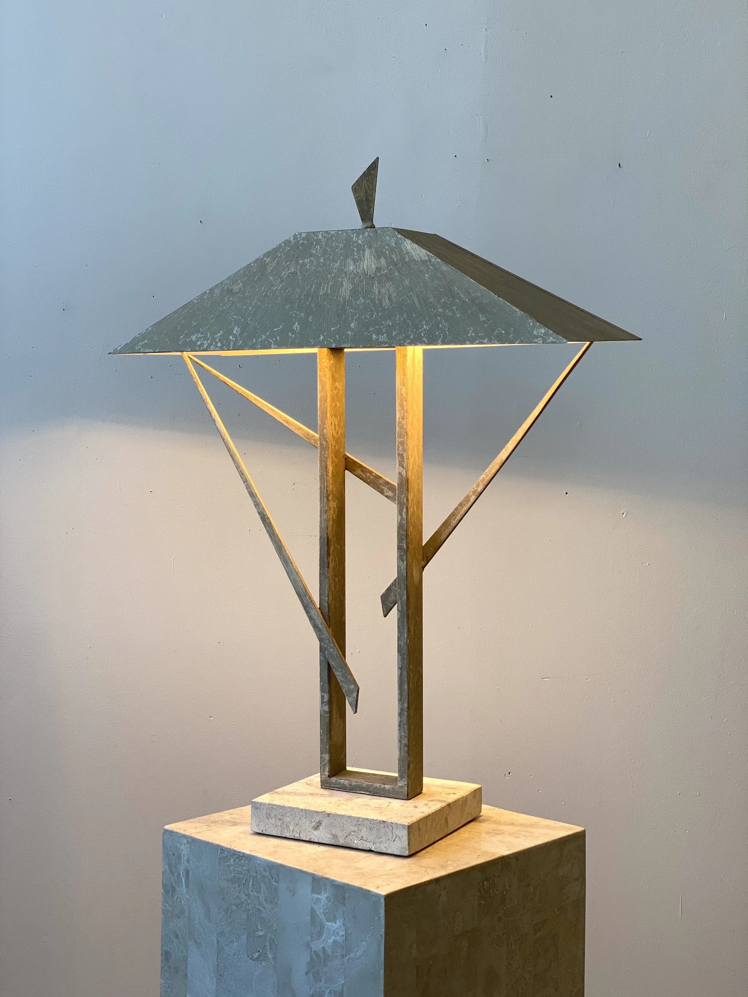 Vintage Denis Vibert Pine Tree Kiln Maine Studio Mottled Glaze Ceramic ...