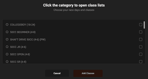 Race Sign-Up — Morelands Motocross