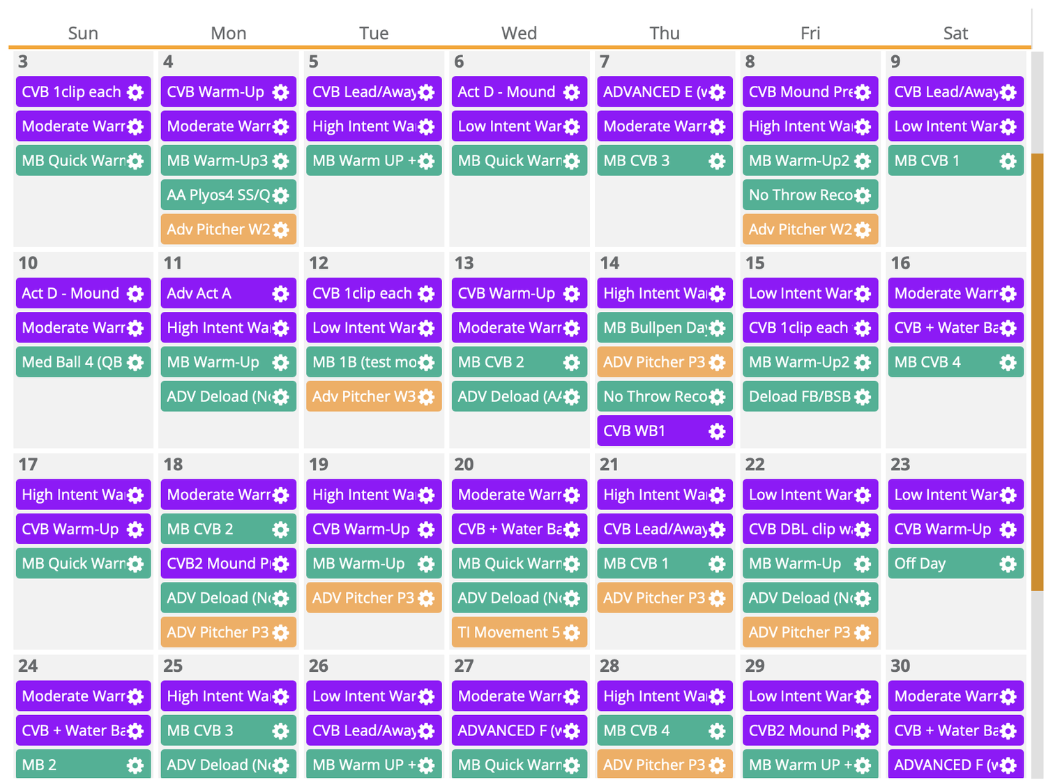 Remote Training — PRP Baseball