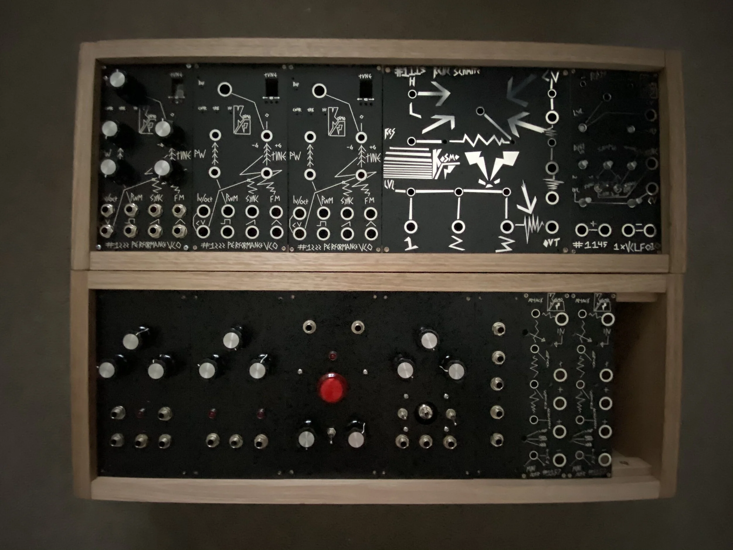 DIY Modular Synth Cabinet — Matthew Edmondson
