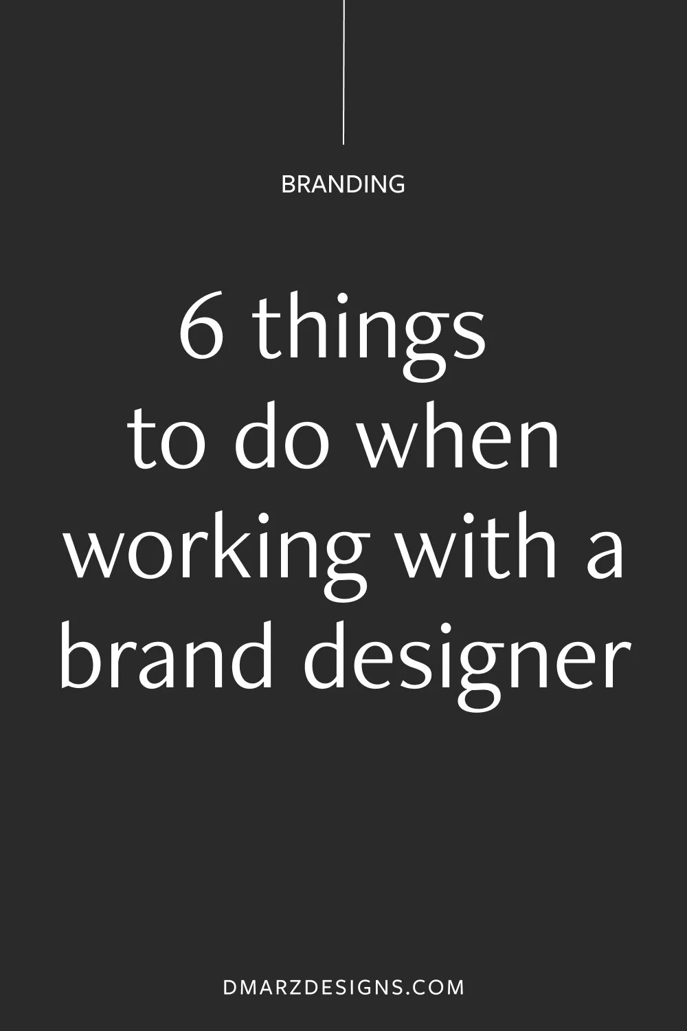 Six Tips For Working With A Brand & Website Designer