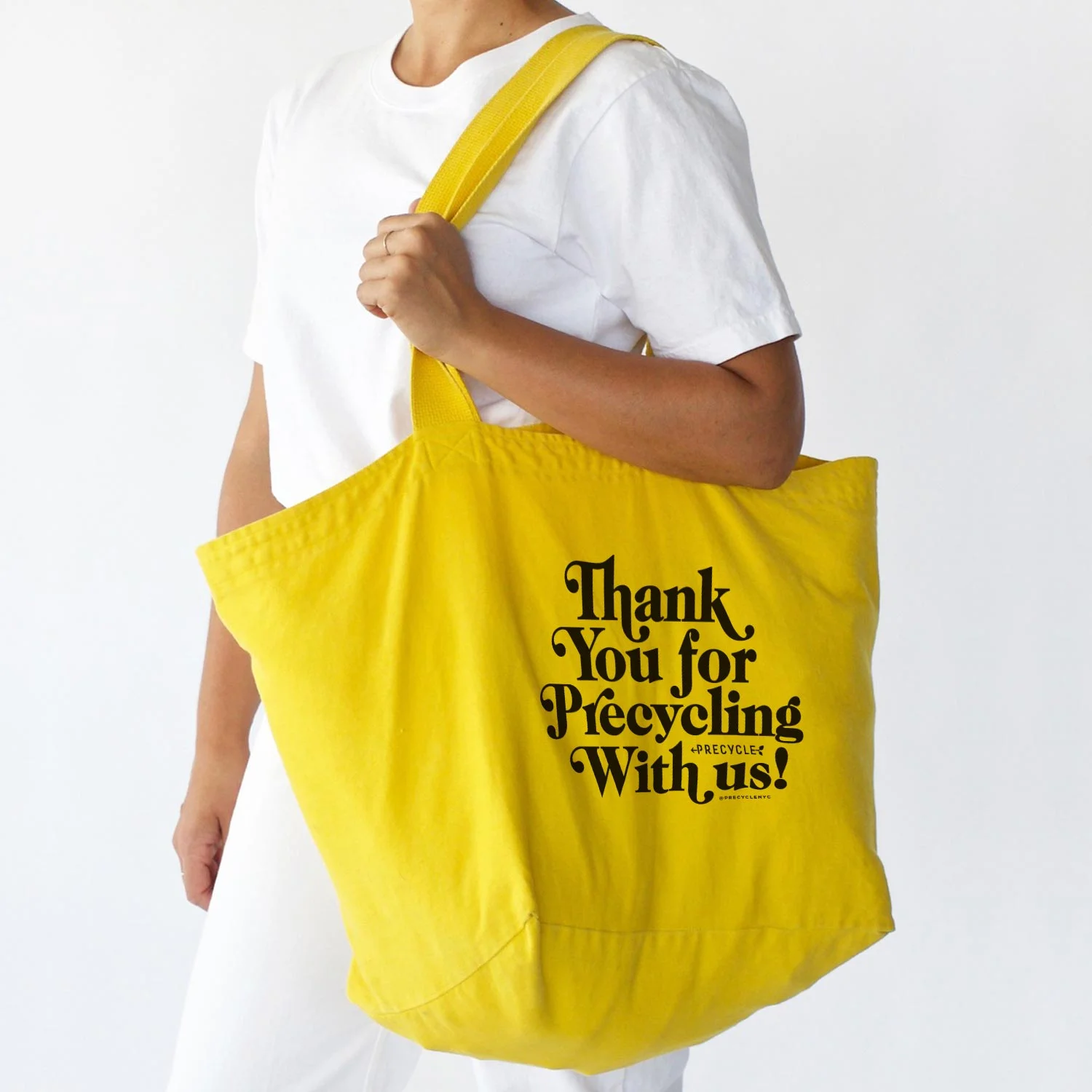 Big Yellow Tote Bag Precycle Big Yellow Tote Bag Precycle