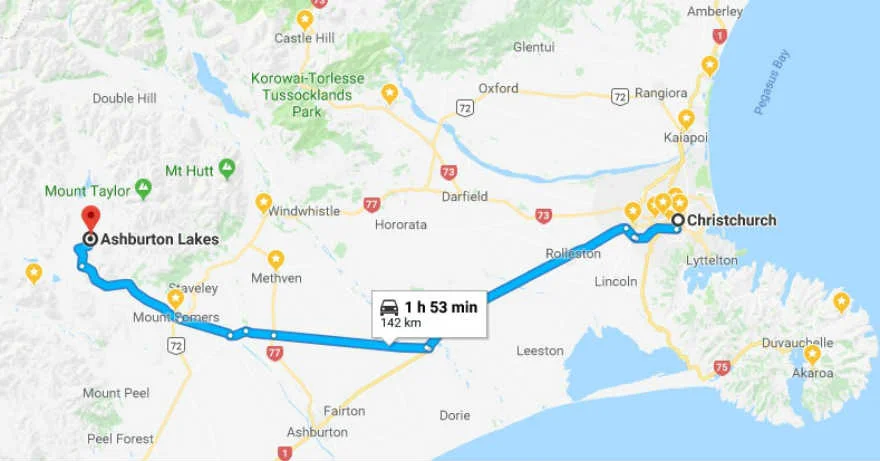 A Weekend Visit to The Ashburton Lakes - Canterbury Off The Beaten Path ...