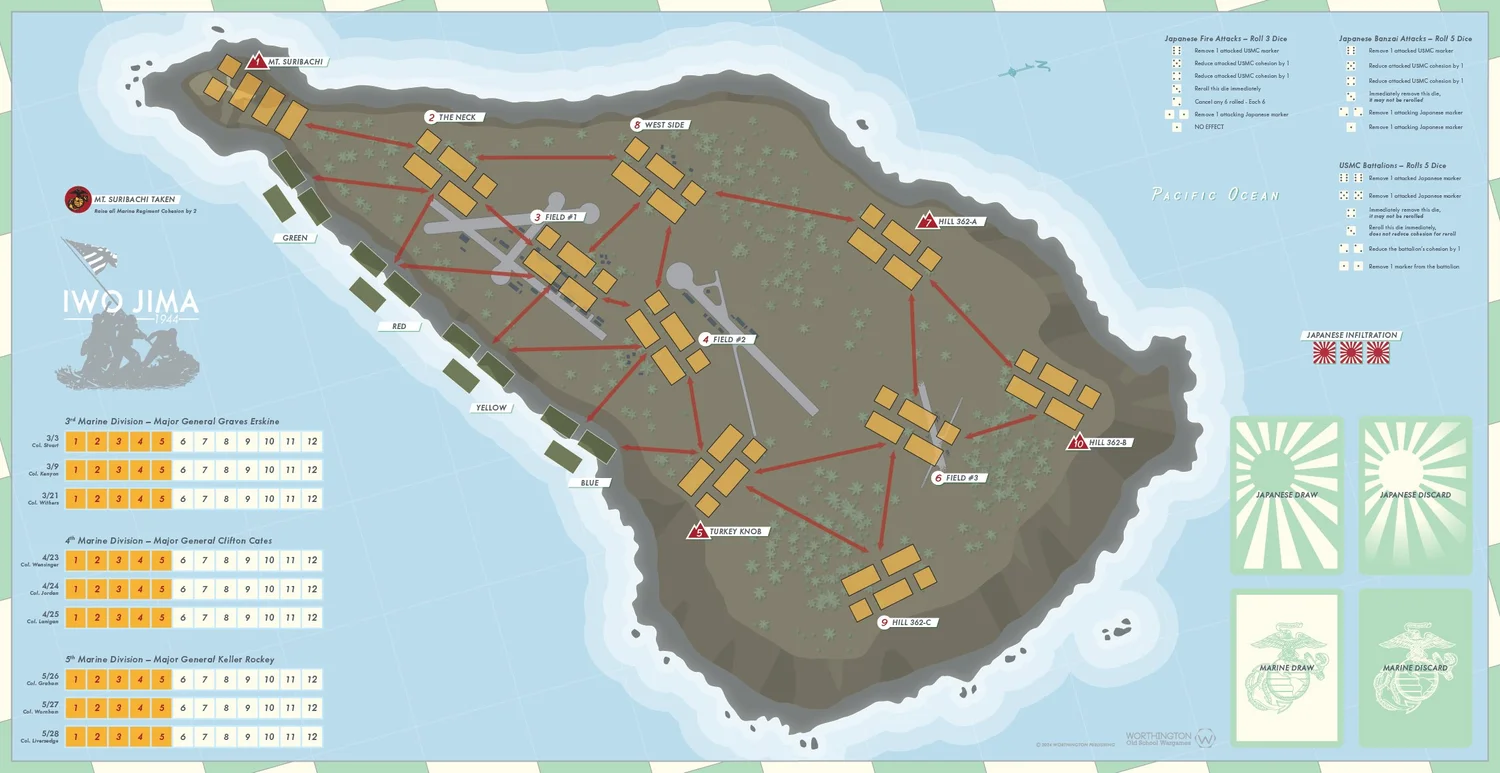 Iwo Jima 1945 — Worthington Publishing and Pungo Games