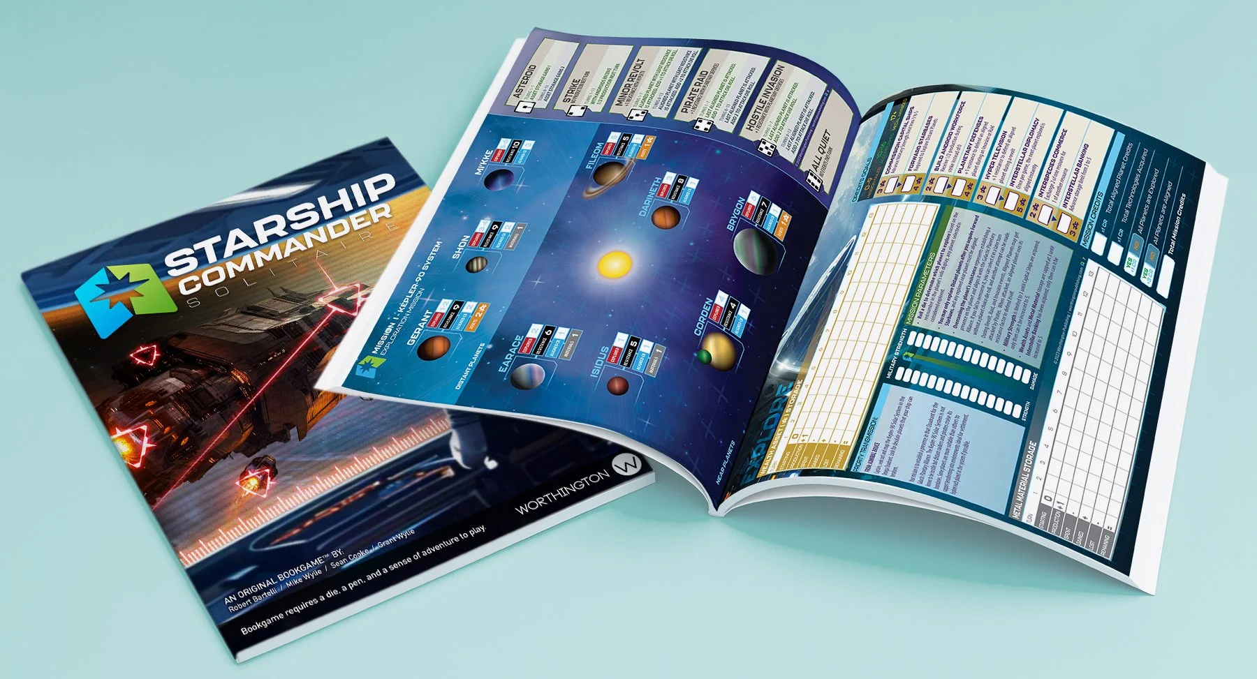 Starship Commander Solitaire Bookgame — Worthington Publishing and ...