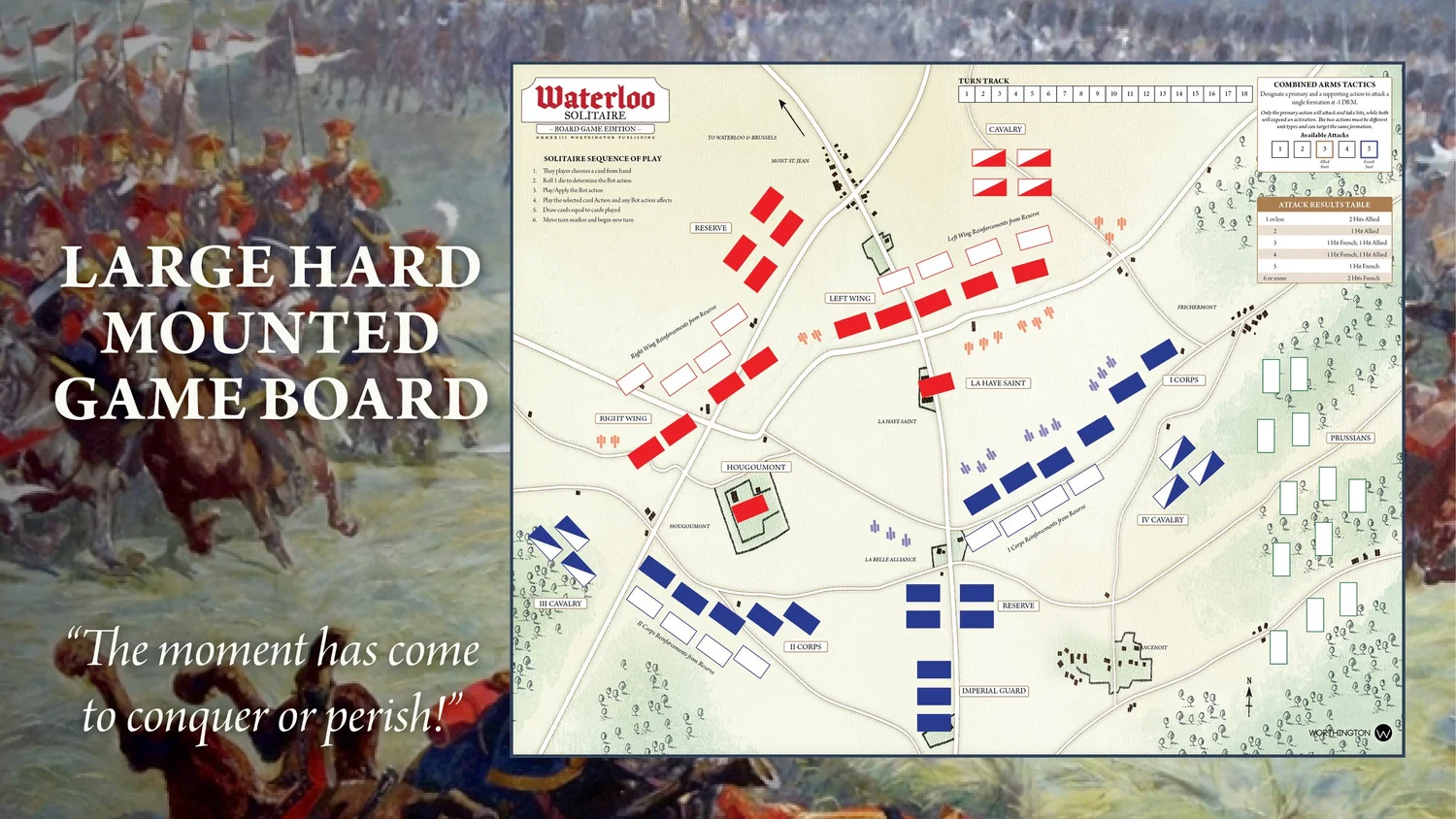 Waterloo Solitaire Board Game — Worthington Publishing and Pungo Games