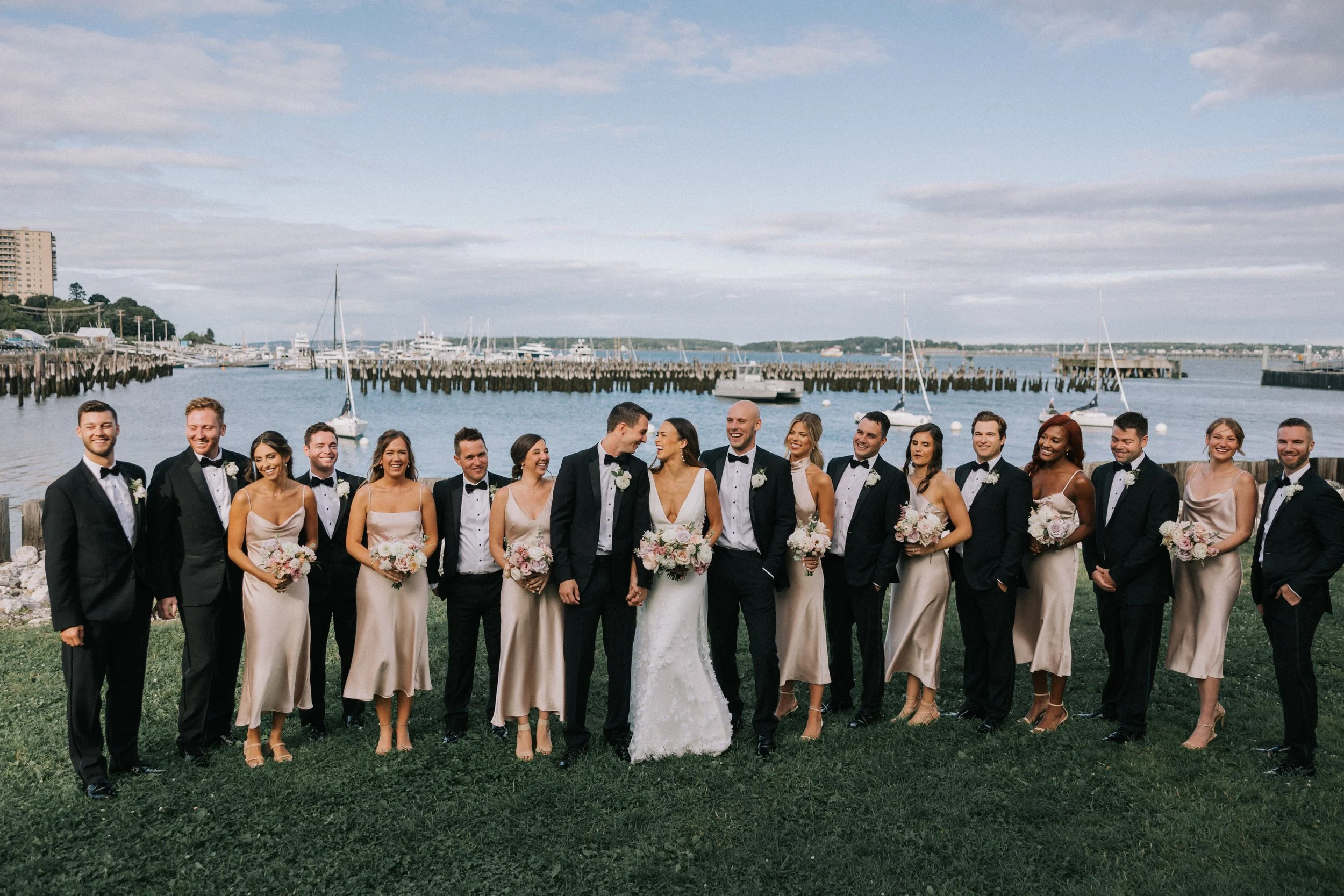 A Breathtaking Blush Wedding at Portland's Ocean Gateway | Pinch Me ...