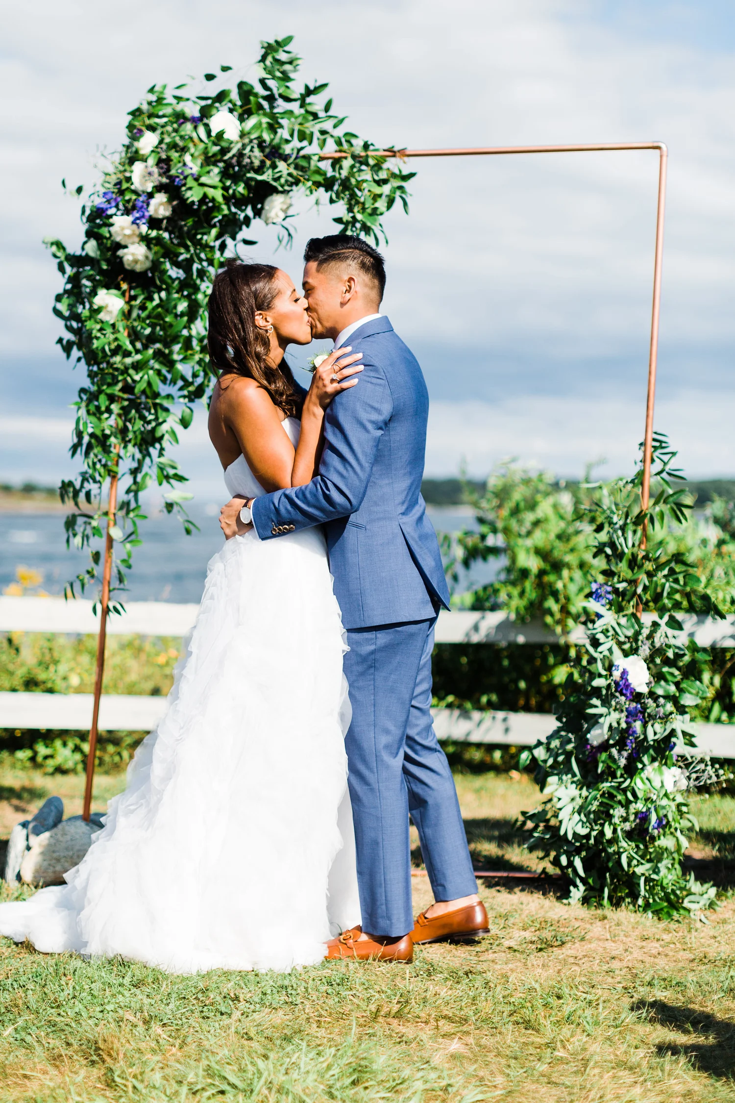 Picturesque Blue Hue Brick South Wedding | Pinch Me Planning