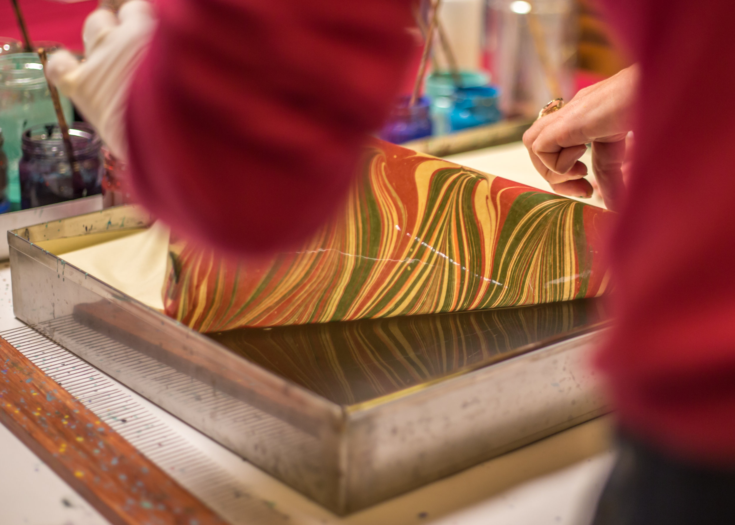 Ebru - Traditional Turkish Marbling Workshop — Dry Water Arts Centre