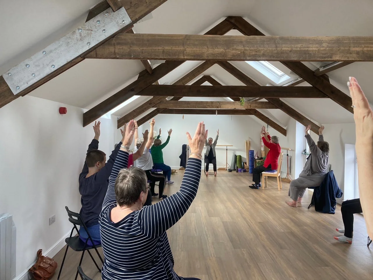 Chair Flair Yoga - Tuesdays 9.45am to 10.30am — Dry Water Arts Centre